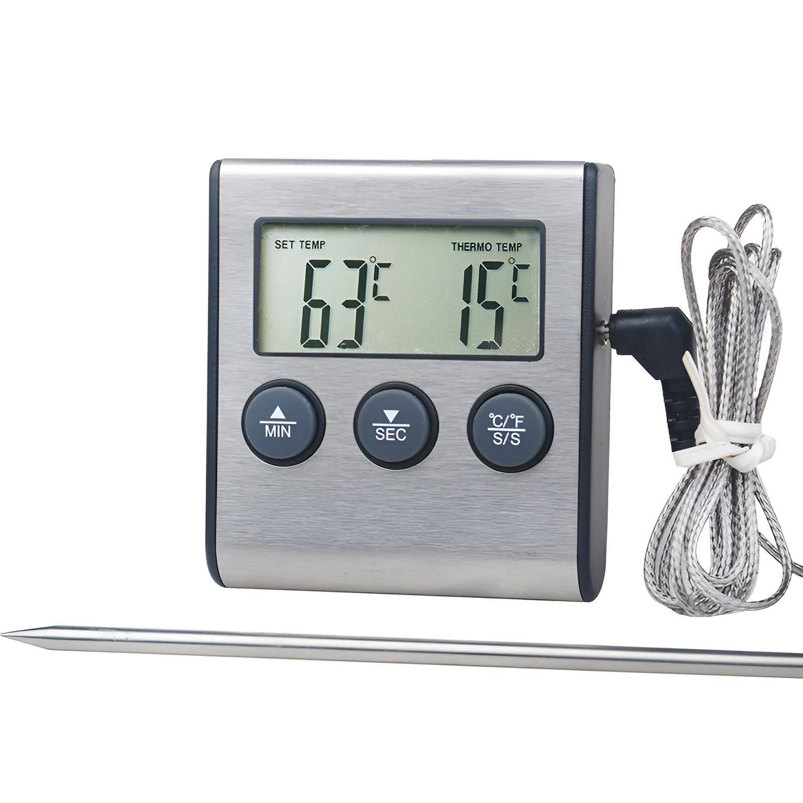XIRQI Kitchen Thermometer,High-Precision Probe Cooking Thermometer for ...