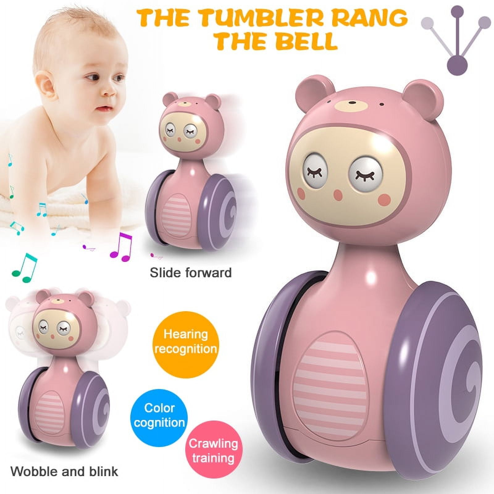 XIRQI LNKOO Roly Poly Toyï¼ Baby Musical Tumbler Wobbler for 6-12 ...