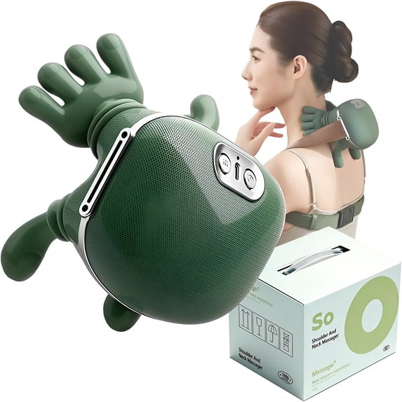 XIRQI Neck Massager with Heat for Pain Relief Deep Tissue, Shoulder ...
