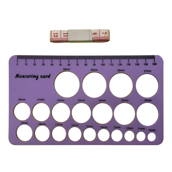 XIRQI Nipple Ruler For Flange Sizing Measurement Tool, Soft Flange Size ...