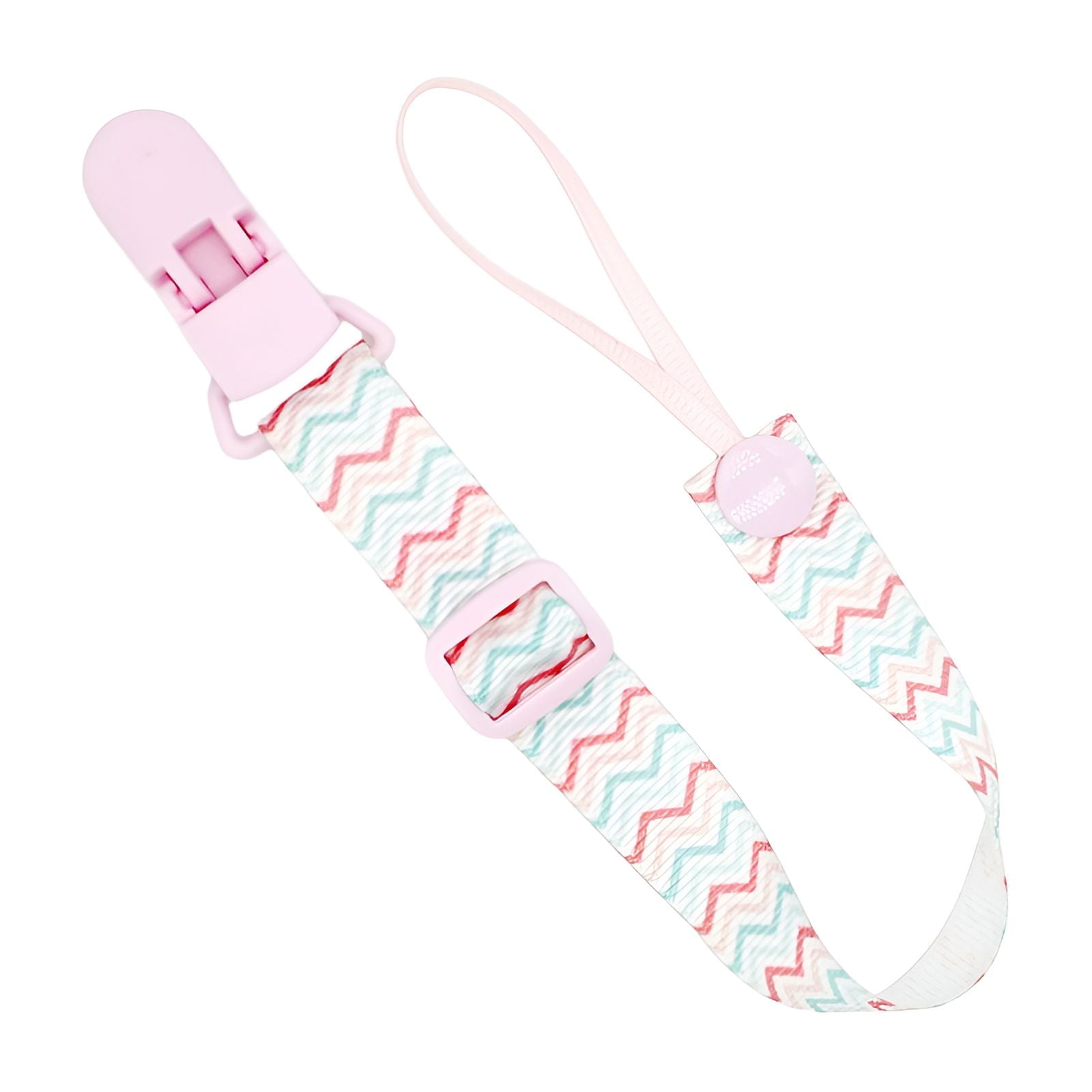 XIRQI Pacifier Clip,Button Adjusting Design, Adjustable Length Pacifier ...