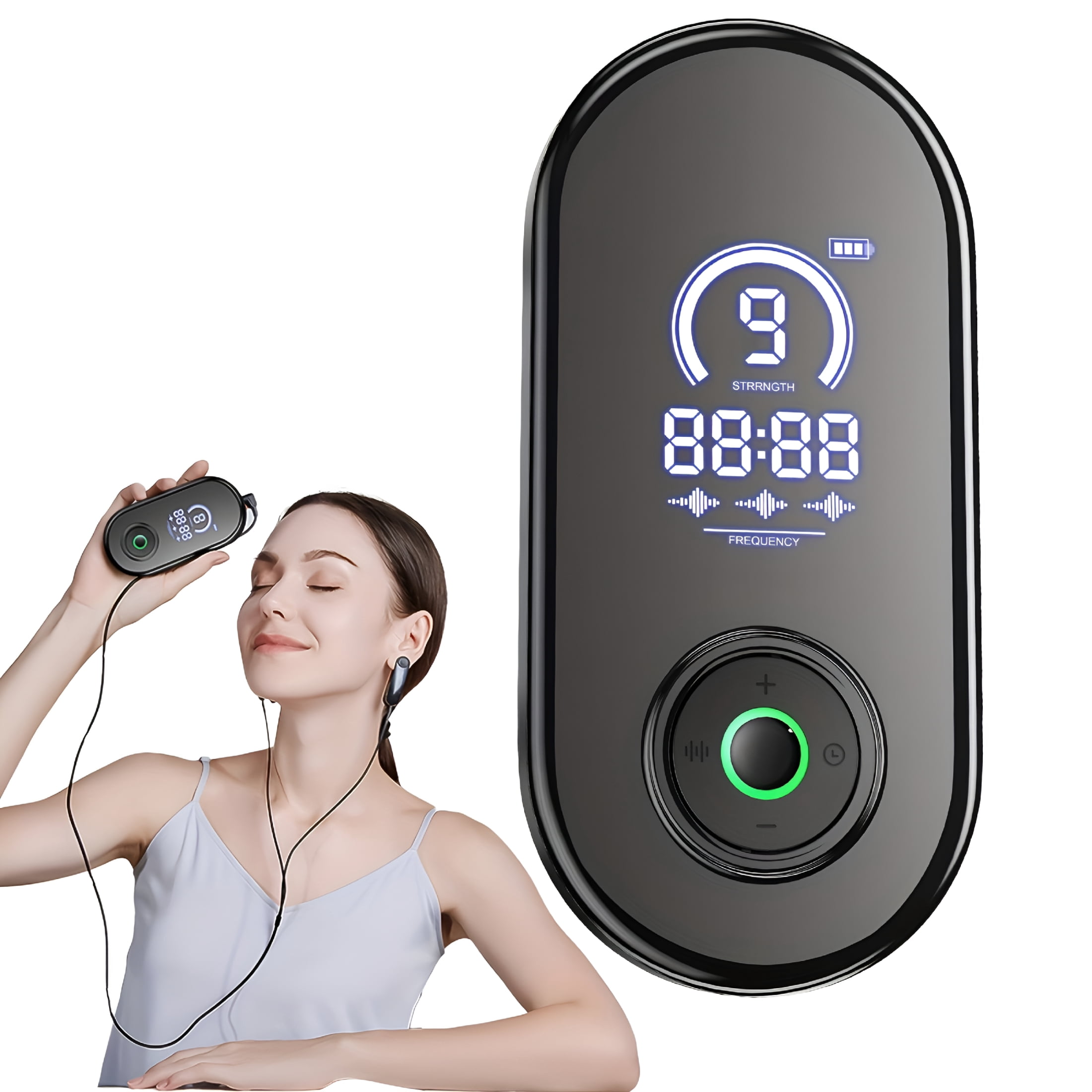 XIRQI Portable Vagus Nerve Stimulator with 14-Day Life,3 Modes \U0026 9 ...