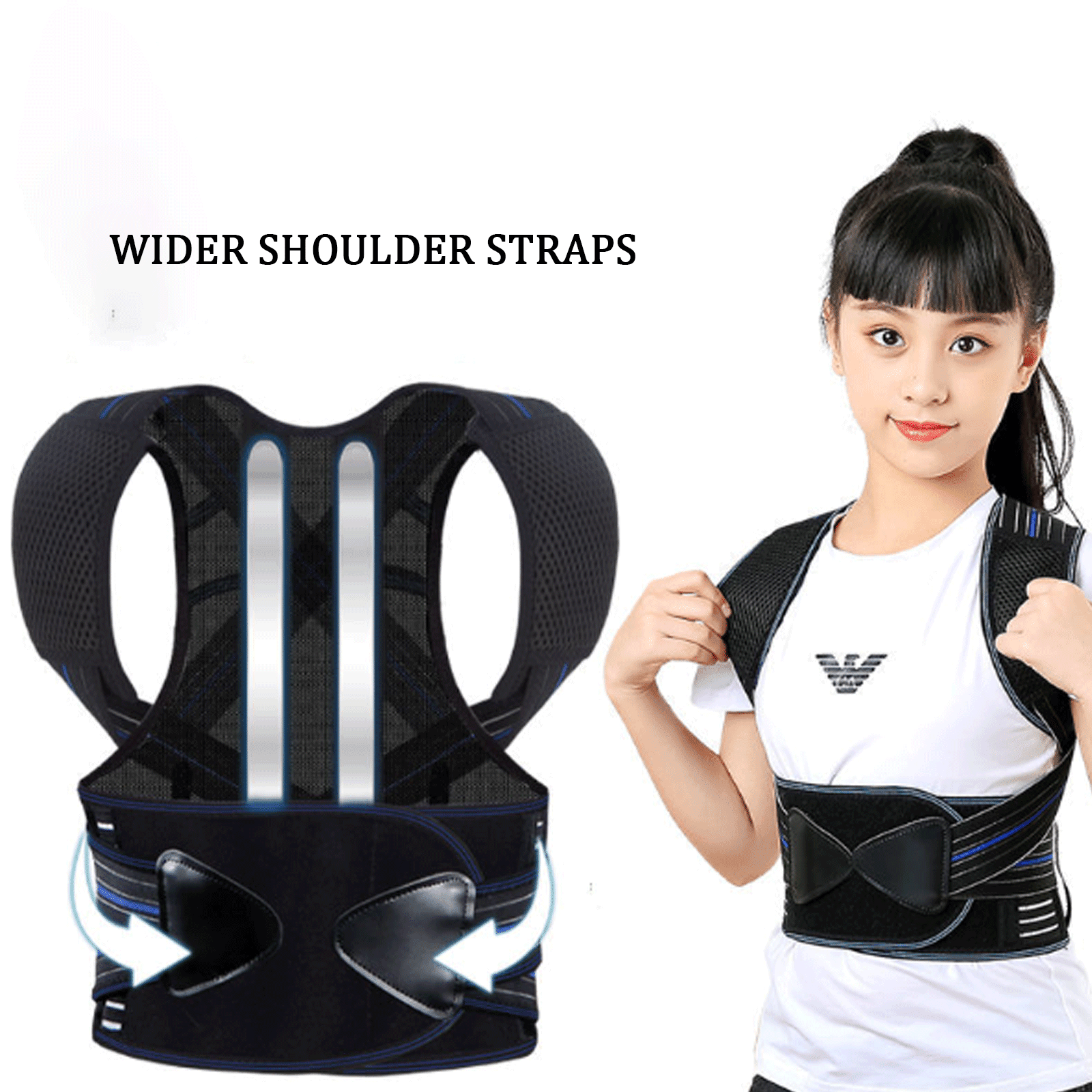 XIRQI Posture Corrector for Women, Breathable Comfortable Back Brace ...