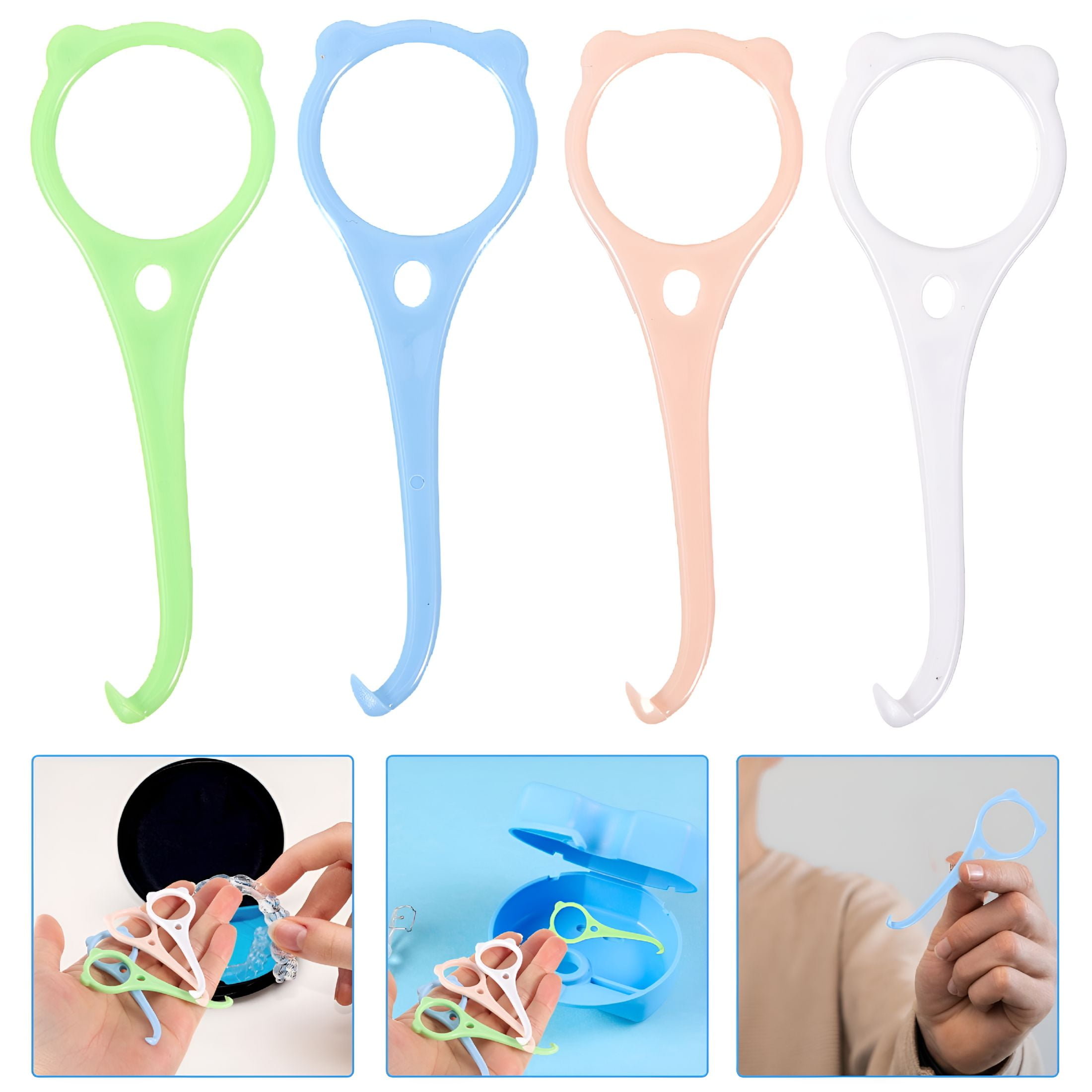 XIRQI Retainer Remover Tool 4pcs Portable Dental Aligner Removing Tools ...