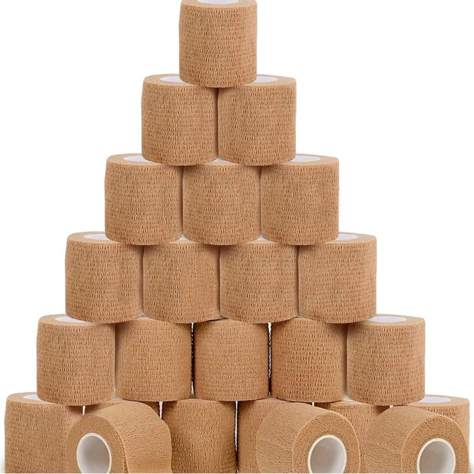 XIRQI Self Adhesive Bandage Wrap, Elastic Gauze Bandages, 12-Pack ...