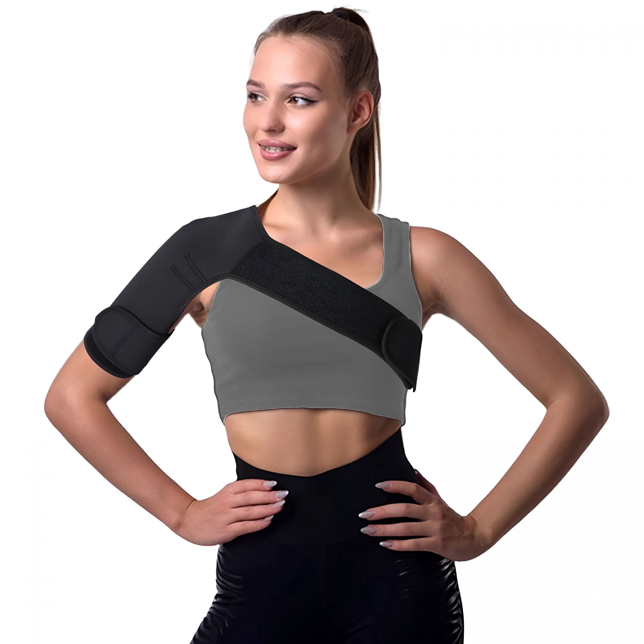 XIRQI Shoulder Brace for Women, Shoulder Compression Sleeve, Adjustable ...