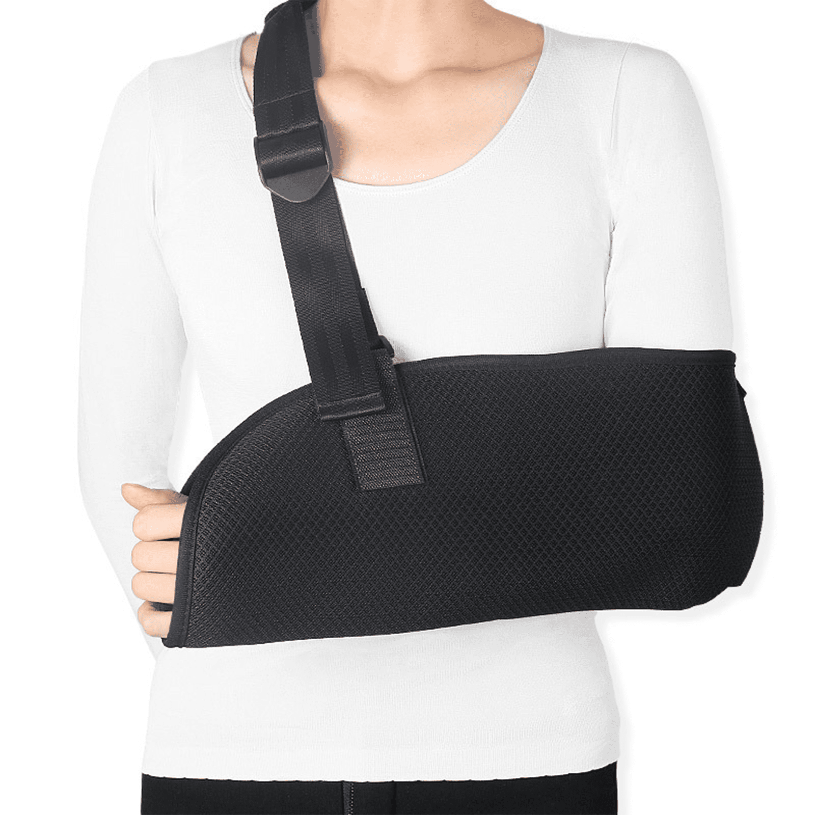 XIRQI Sling,Arm Sling with Adjustable Shoulder Neck and Wrist Brace for ...