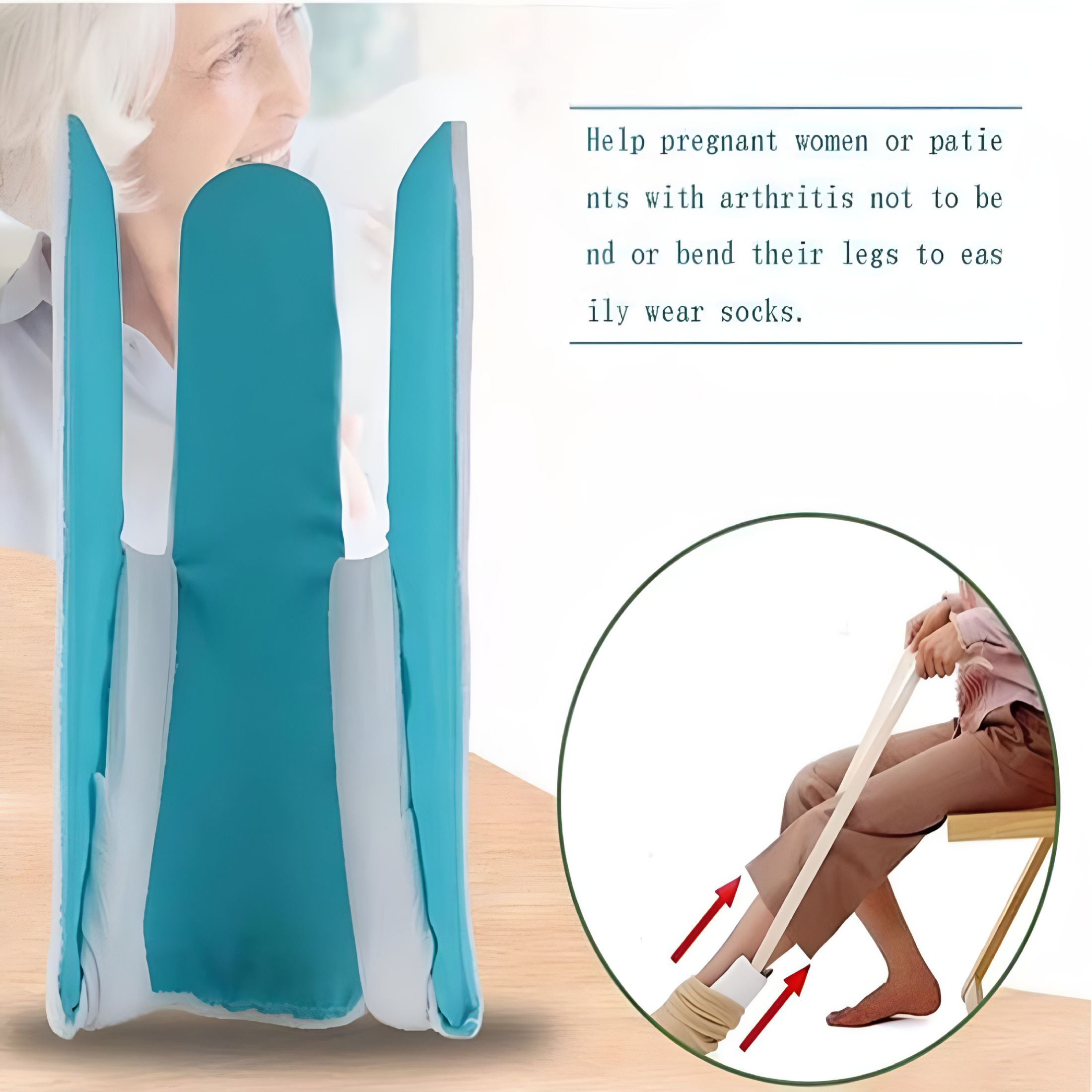 XIRQI Sock Threader,Efficient Sock Aid Device for Seniors,Sock Helper ...