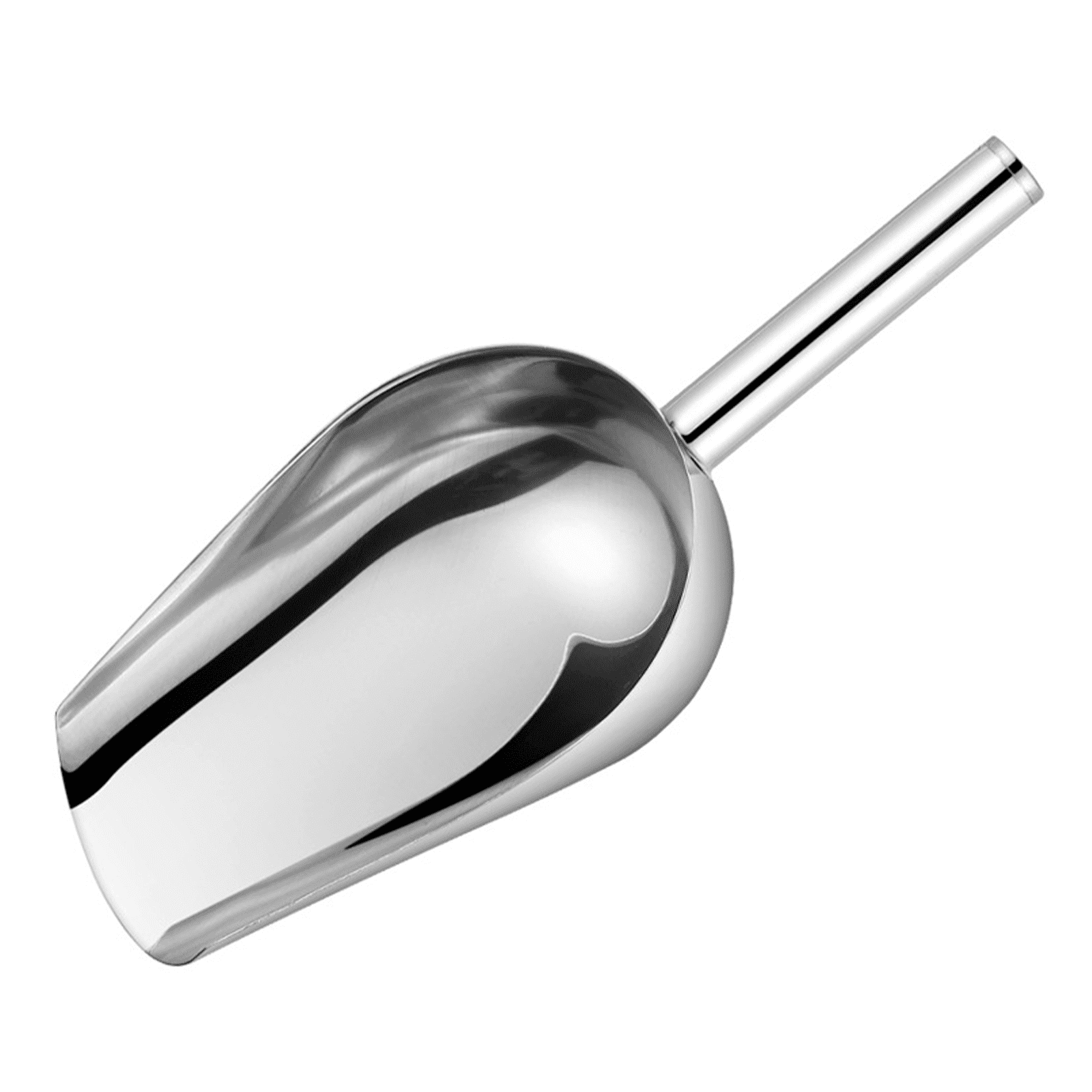 XIRQI Stainless Steel Ice Scoop,Heavy-Duty Stainless Steel Flour ...