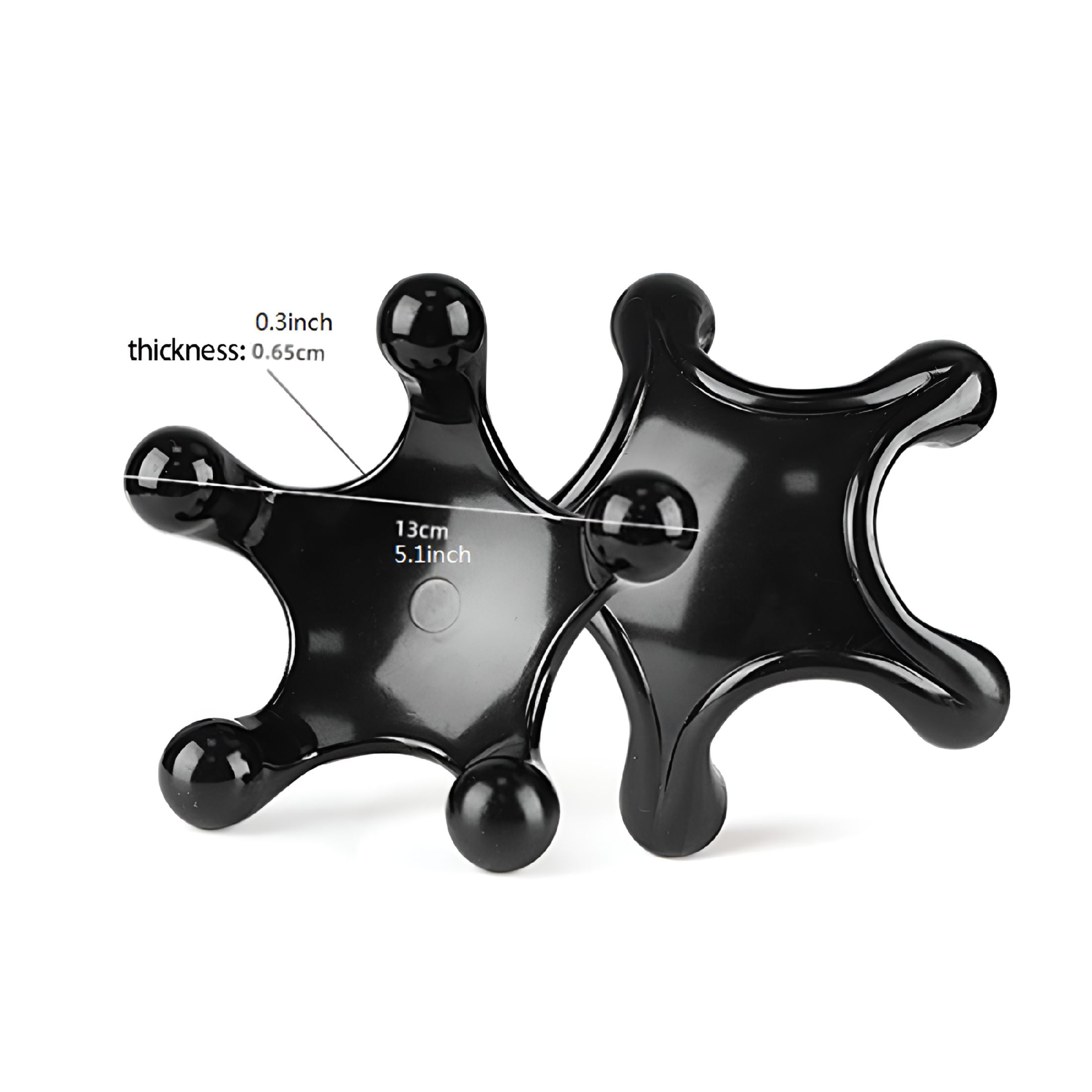 XIRQI Star Shaped 5 Point Handheld Full Body Massager for Back Neck ...