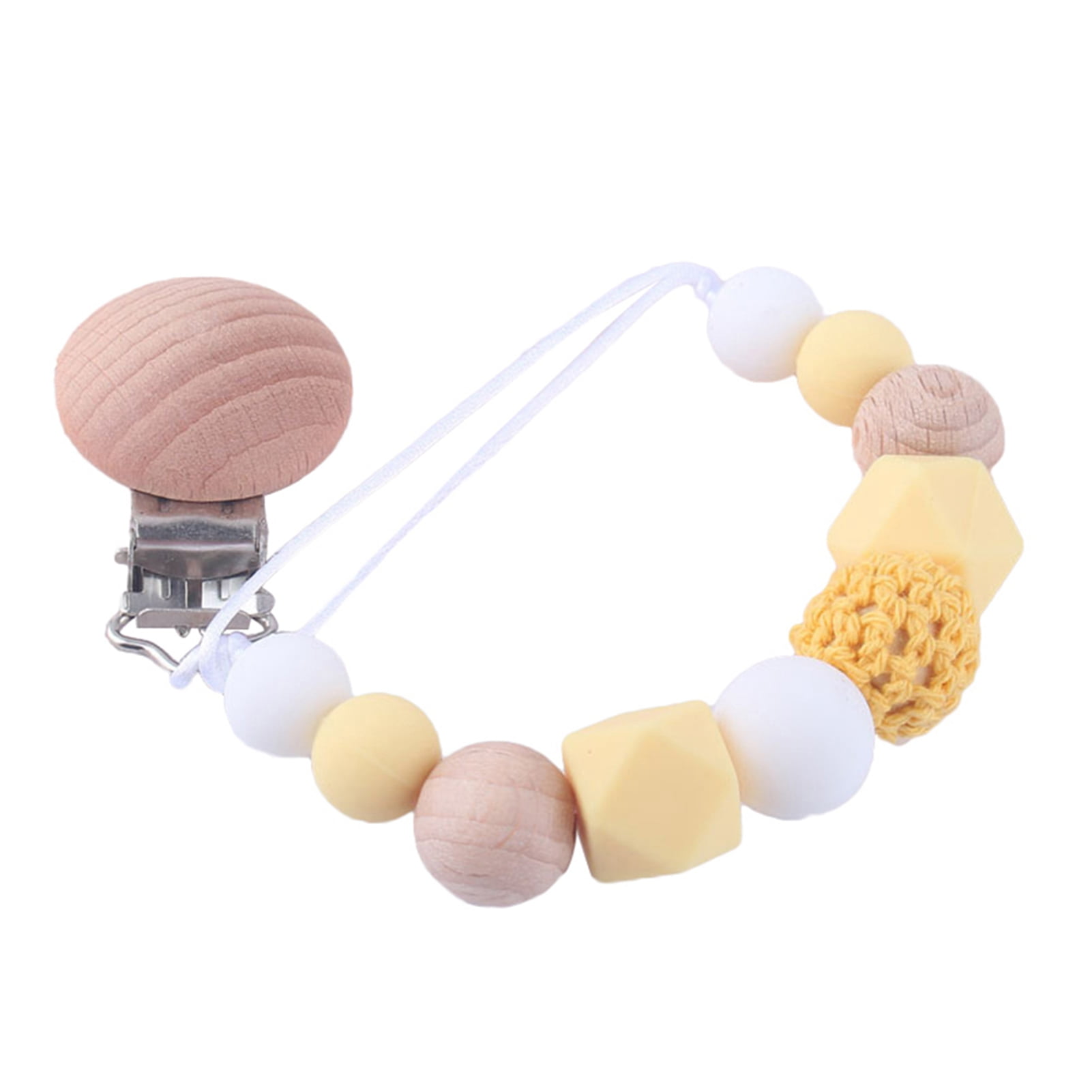 XIRQI Sunjoy Tech Silicone Pacifier Clip Holder Baby Chewbeads Teethers ...