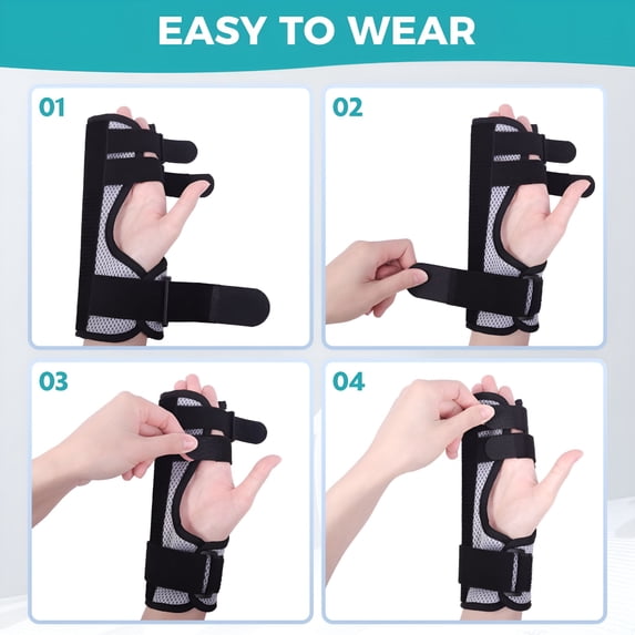 XIRQI Trigger Finger Splint,Hand Brace with Finger Support,Right or ...