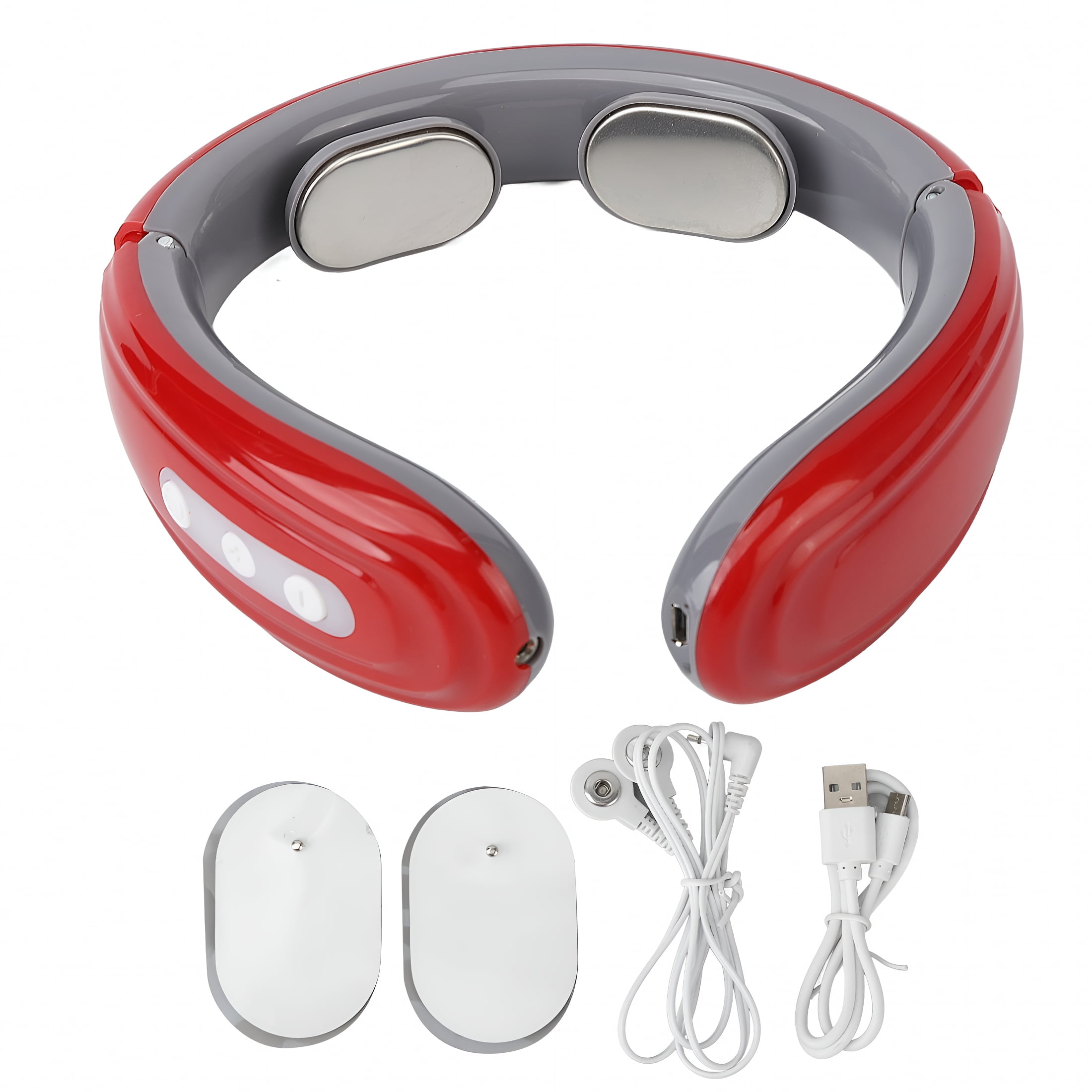 XIRQI Wireless Pulse Neck Massager 6 Modes 9 Strengths Rechargeable ...