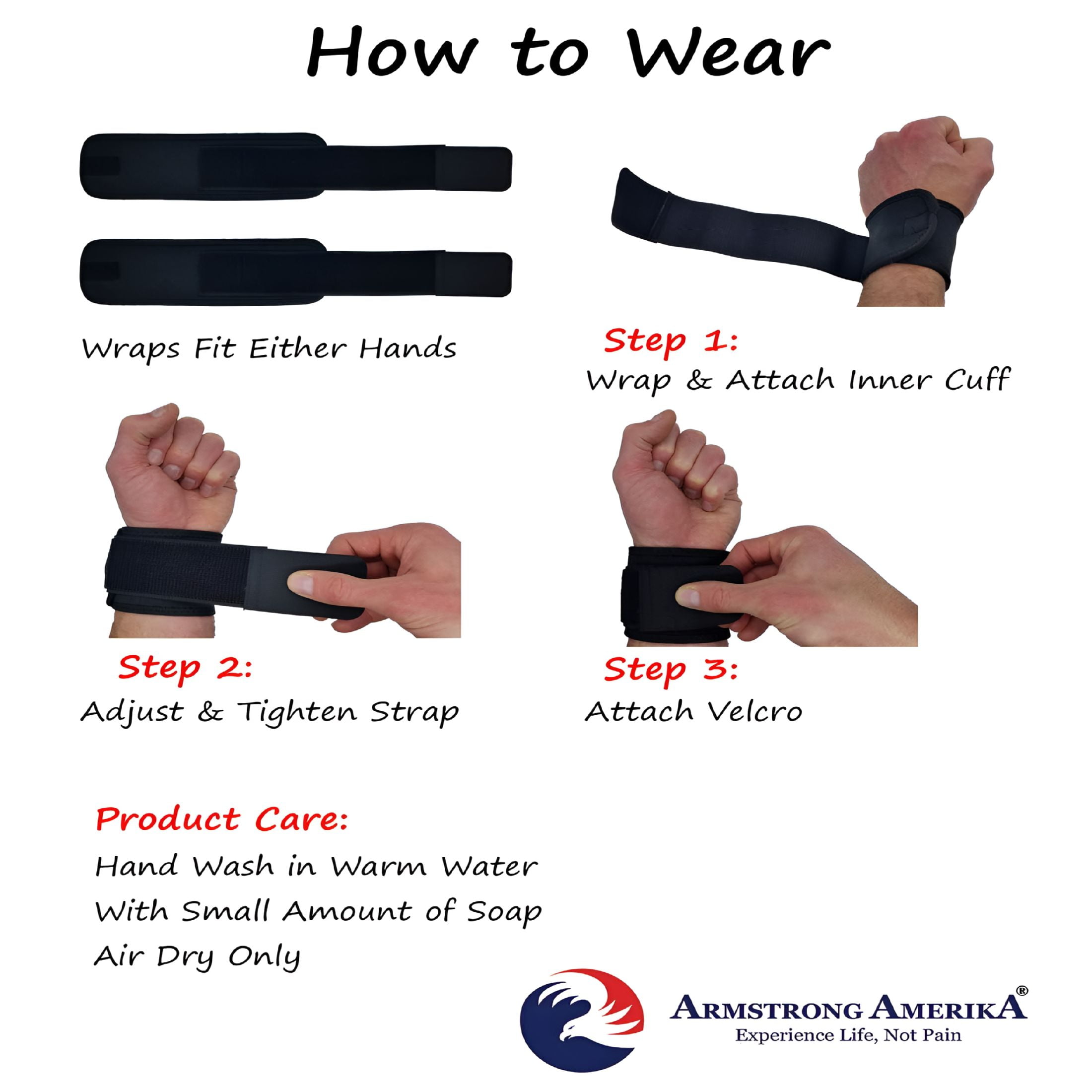 XIRQI Wrist Wraps for Wrist Support-Wrist Compression for Tendonitis ...