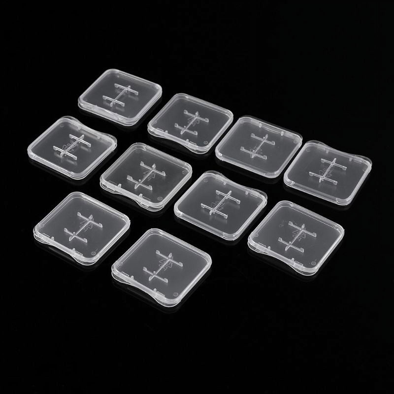 XISAOK 10PCS Transparent Memory Card for Case Fits Micro SD MiC TF Card ...
