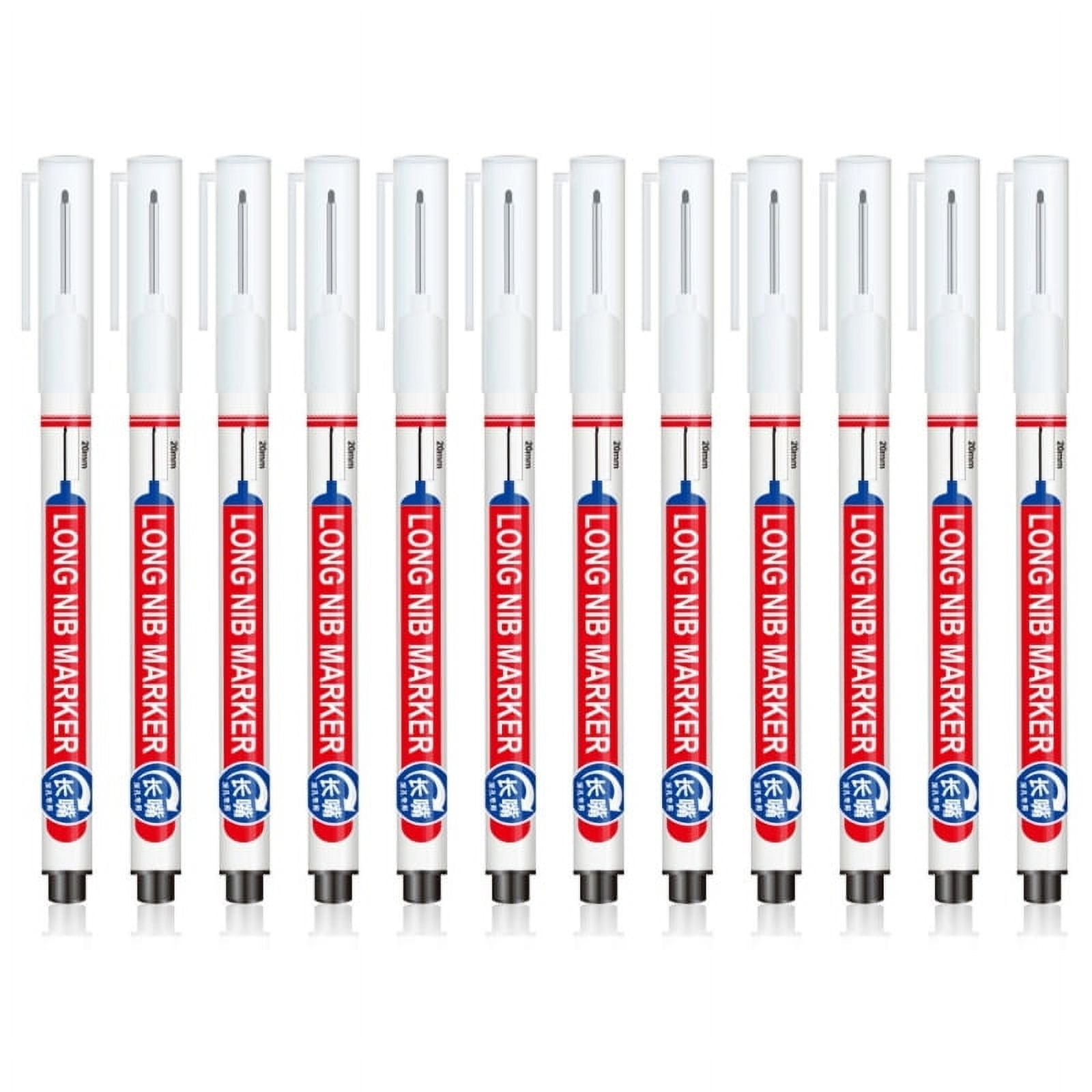 XISAOK 12x Multi-purpose Deep Hole Marker Pen Oil-based Tile Marker for ...