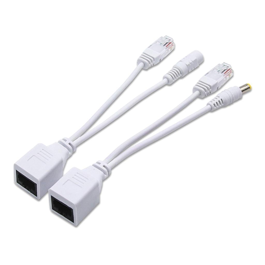XISAOK 2xPassive PoE Extension Set Wide Compatibility RJ45 Standard ...