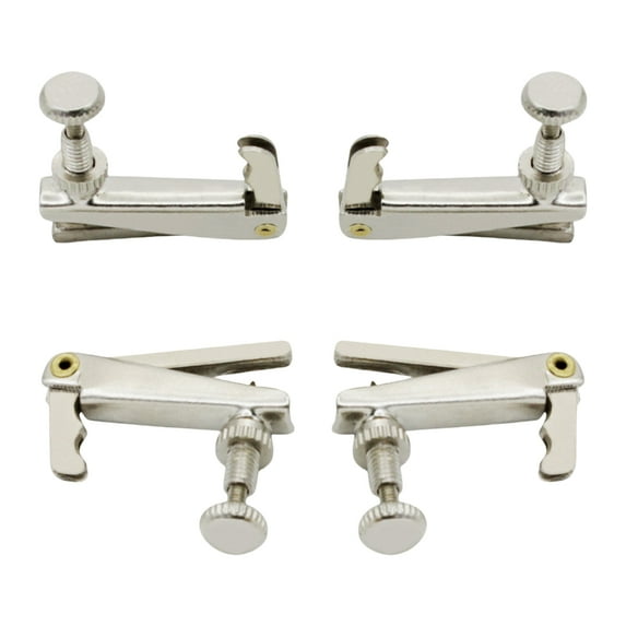 XISAOK 4Pcs Violin Fine Tuner Adjuster Replacement Metal String ...