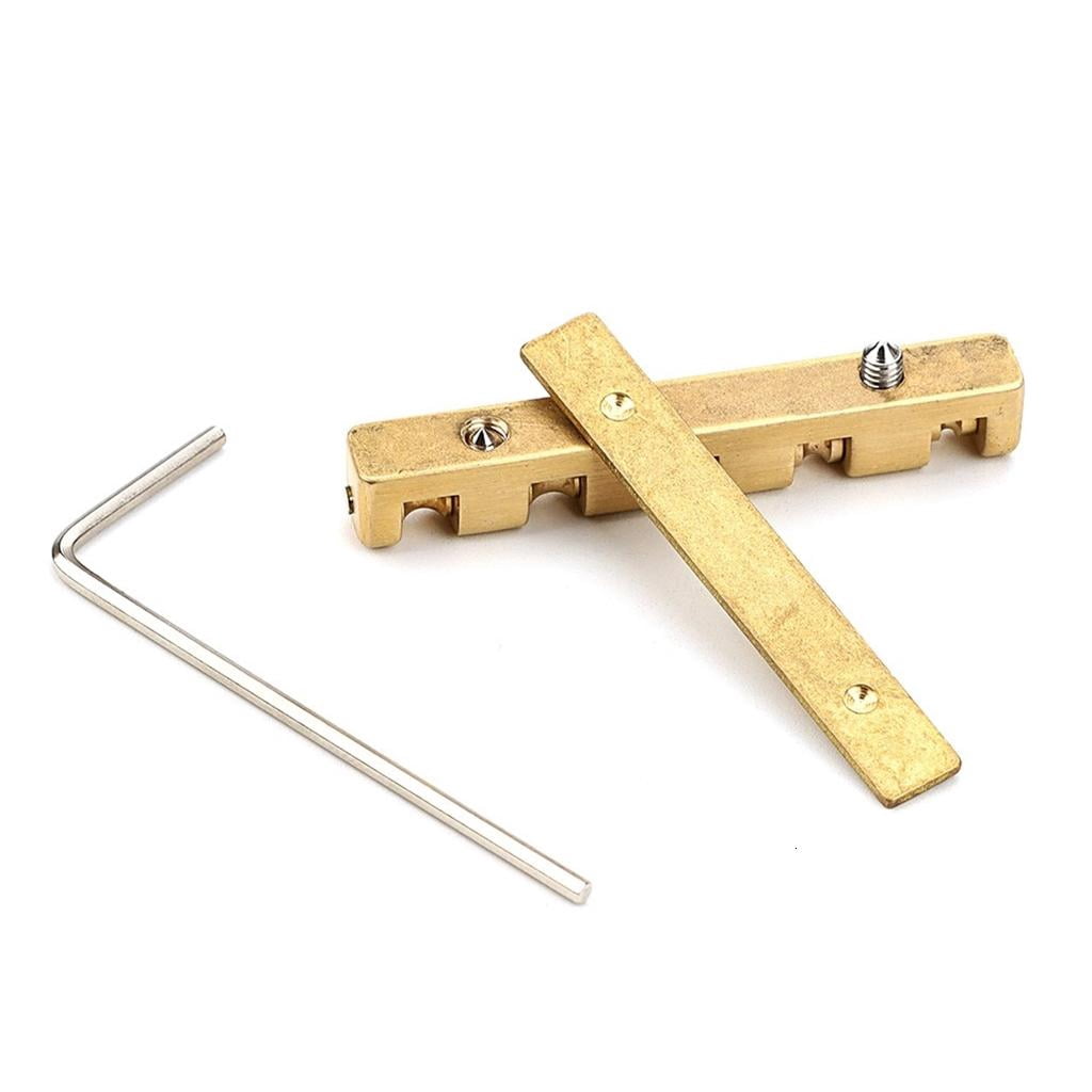 XISAOK 5 String Basses Nut Adjustable Brass Roller Nut for Electric ...
