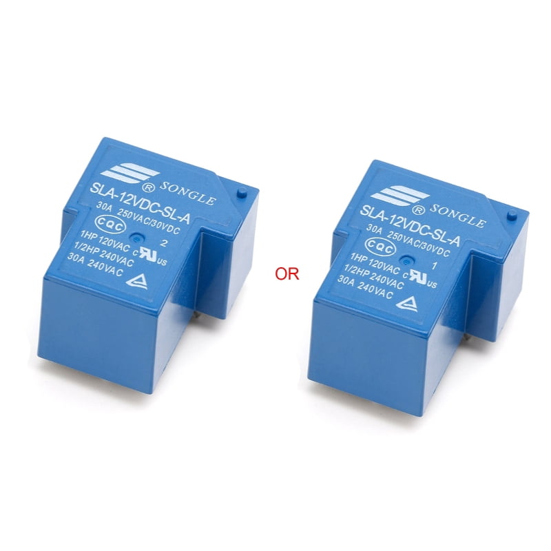 XISAOK 5PIN 12V 30A Power Relays SLA-12VDC-SL-A High Current Coil Power ...