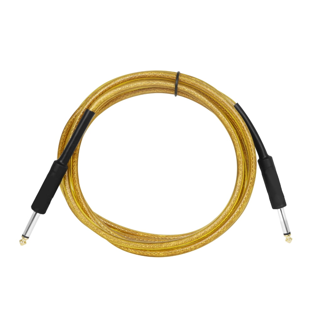 XISAOK 6.35mm Cable Plugs (Male to Male) for Guitar, Bass, Keyboard ...