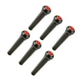 XISAOK 6 Pcs Acoustic Guitar Bridge Pins with Abalone Dot Guitar ...