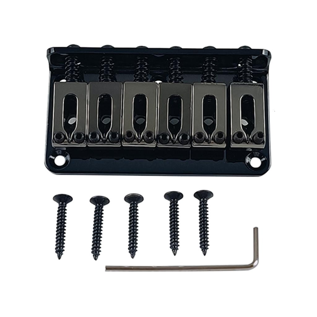 XISAOK 6 String Cigar Box Guitar Bridge, Electric Guitar Bridge ...