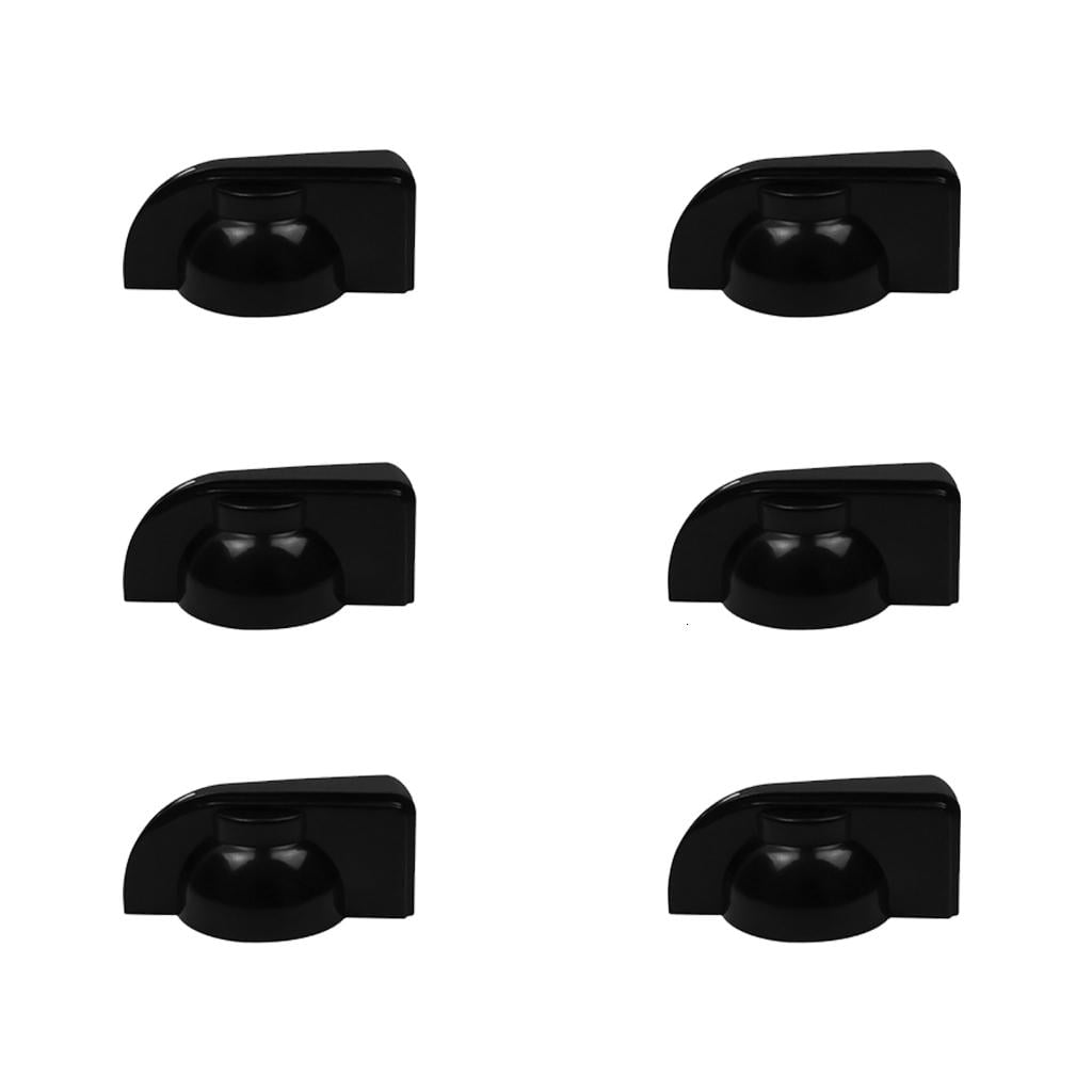 XISAOK 6Pcs Chicken Head Knobs Effects Pedal Amplifier Knobs Plastic Guitar Volumes Control Tone ...