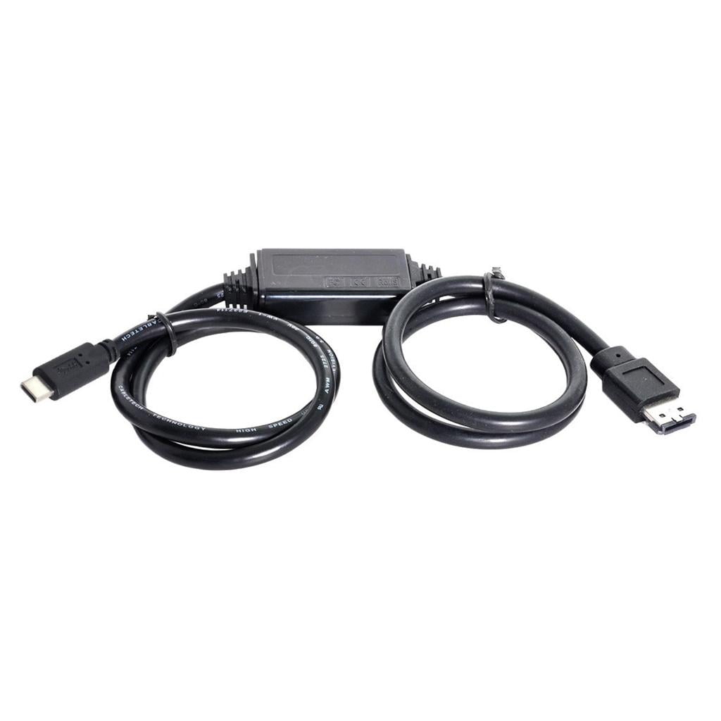 XISAOK ESATA to USB C Cable USB Type C Male Host to ESATA Esatap HDD ...