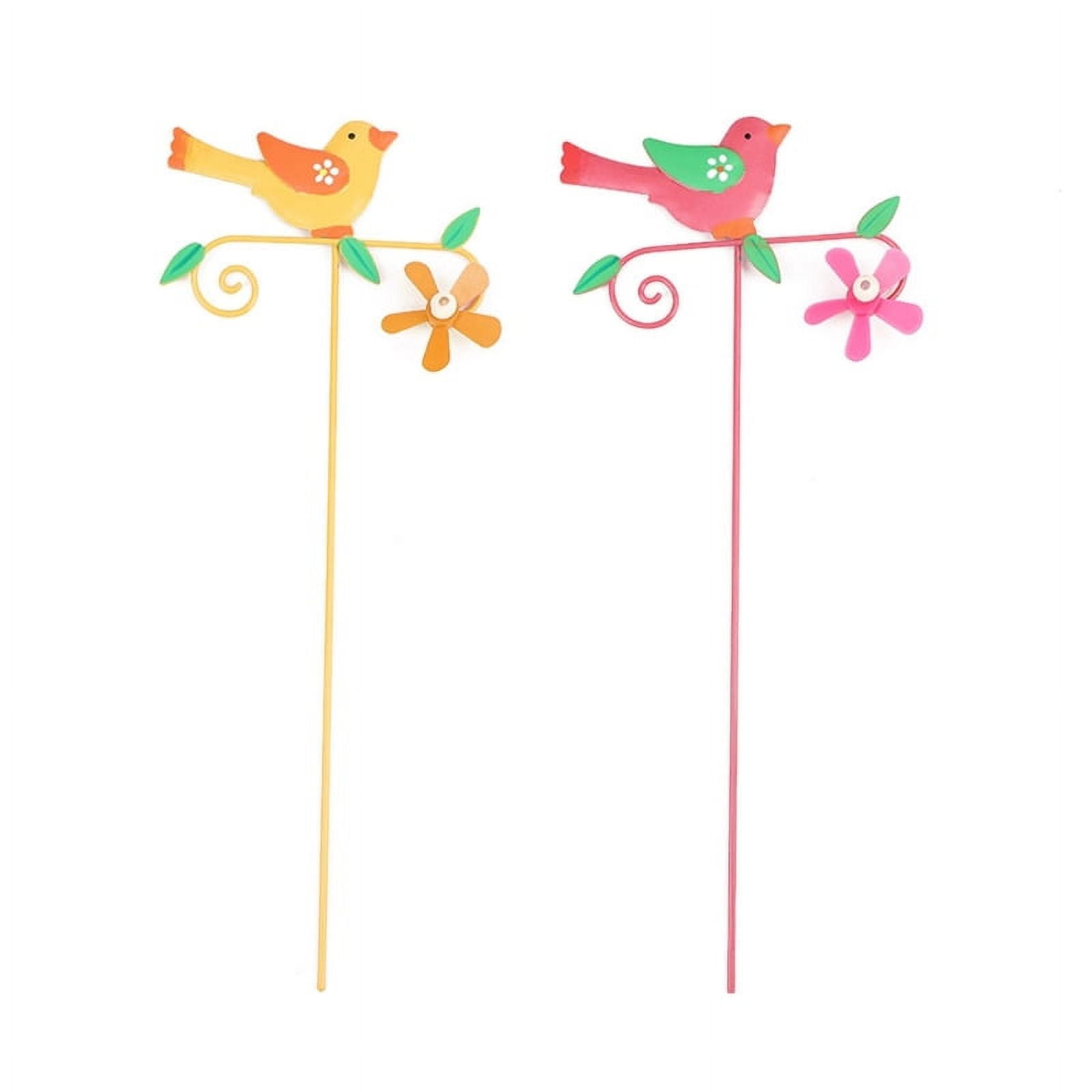 XISAOK Flower Pot Garden Stake Decor Metal Stick for Lawn Yard Patio ...