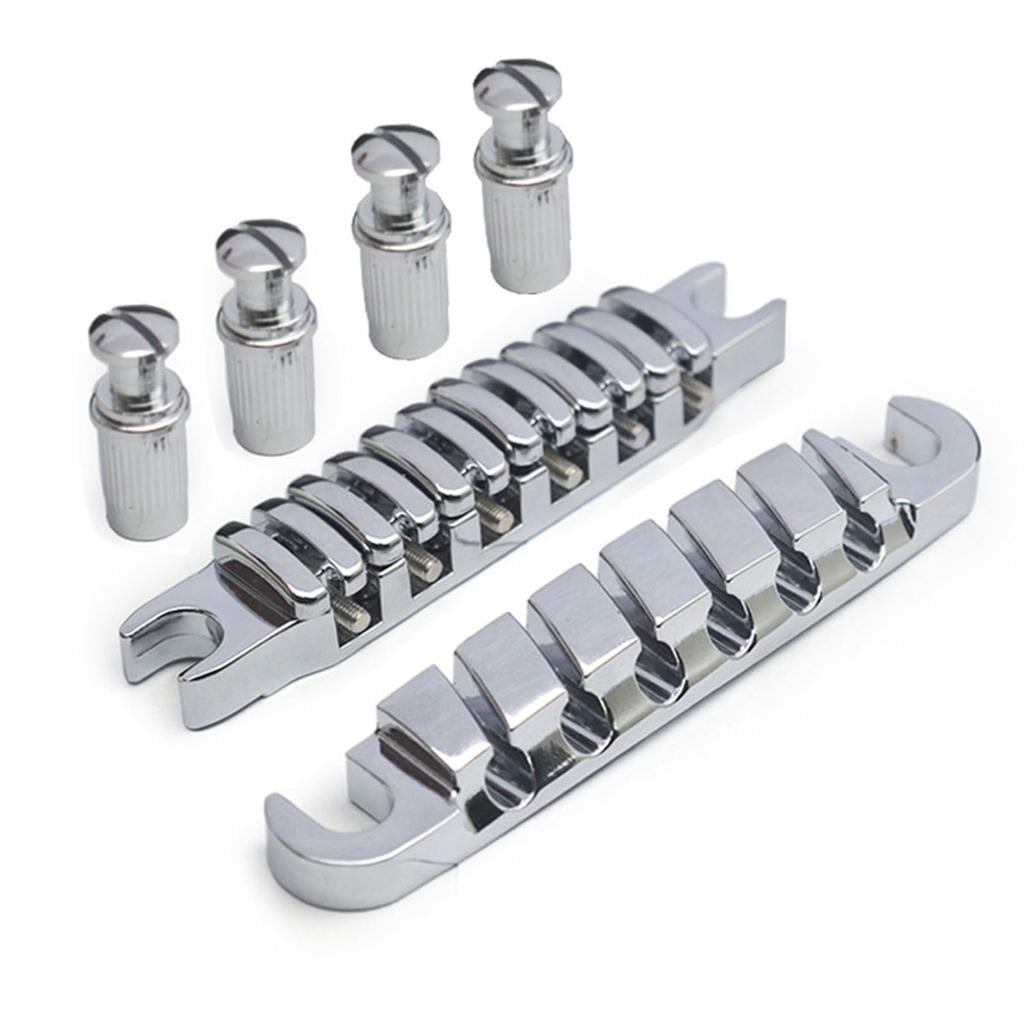 XISAOK Guitar Bridge Top Hanging String Individual Saddles Split Guitar ...