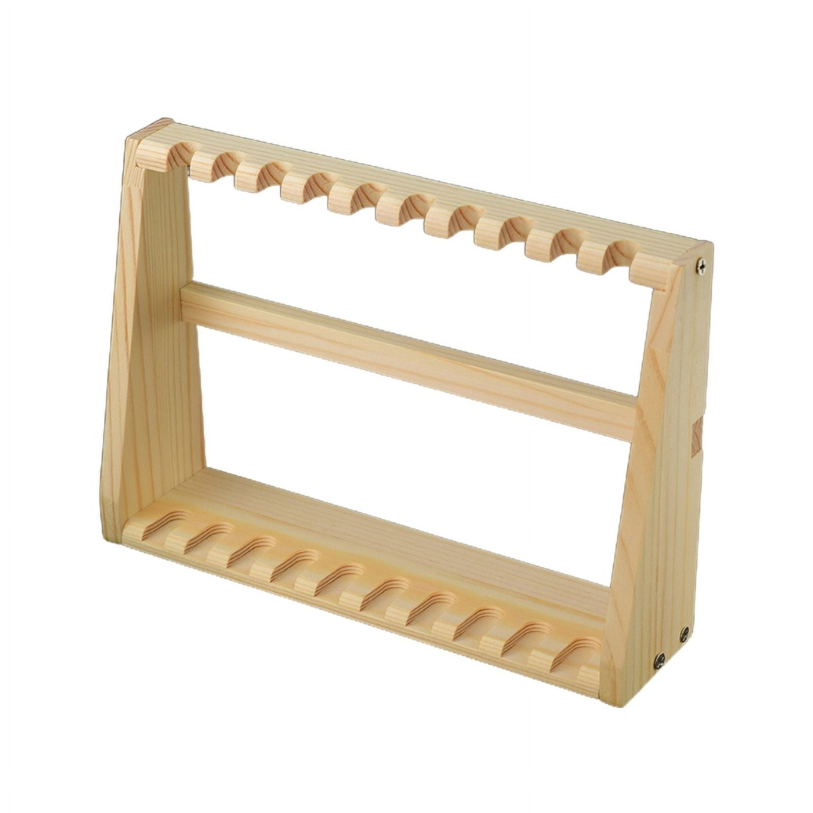 XISAOK Katanas Stand Samurais Sword Holder Display Rack Brown Wood ...