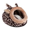 XISAOK Rabbit Guinea Pig Snuggle Sack Fleece Bed for Cage Small Animal ...