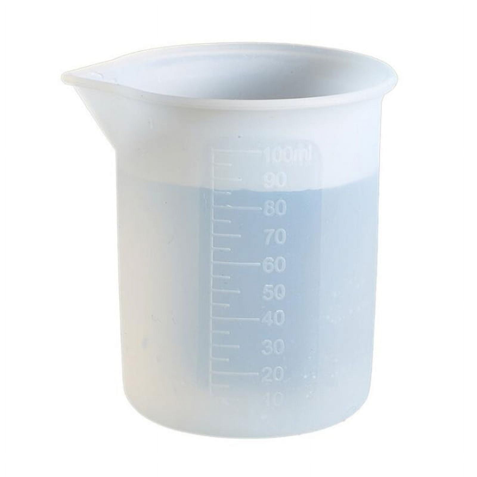 XISAOK Reusable Mixing Cup with Scale Silicone Measuring Cup Non-Stick ...