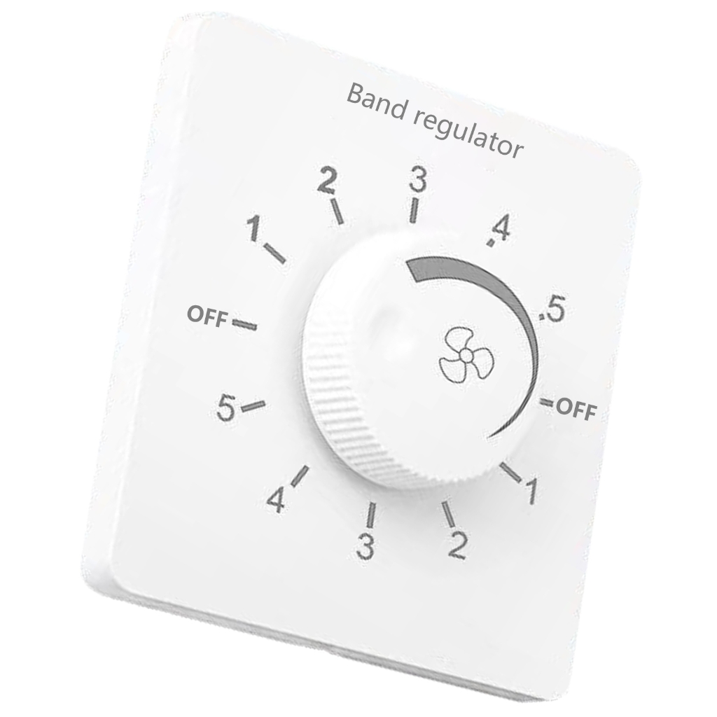 Xisaok Speed Controller Modern Wall Panel Switches 86 Type Speed