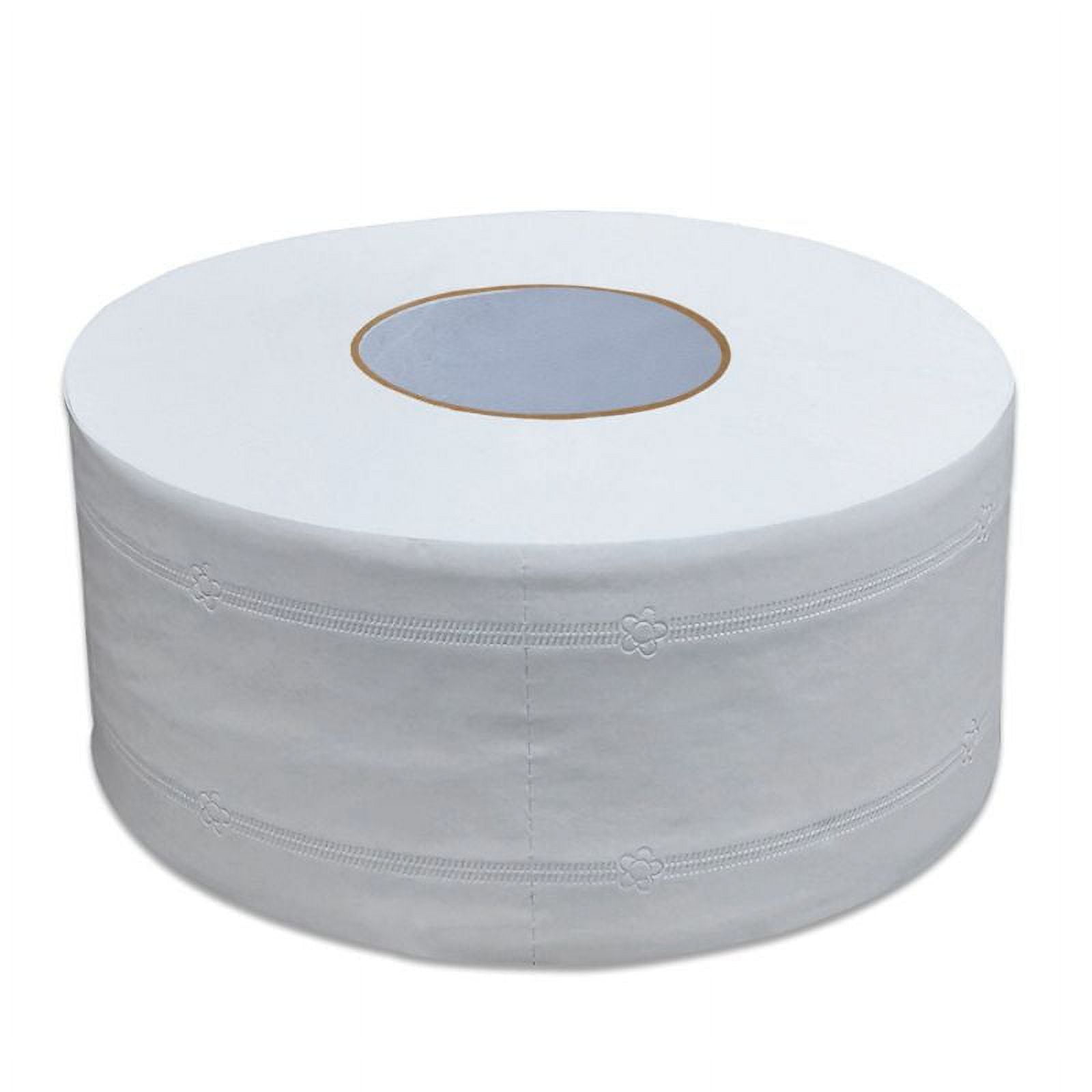 XISAOK Thicken 4-Ply Large Toilet Roll Paper Embossed No Fluorescent ...