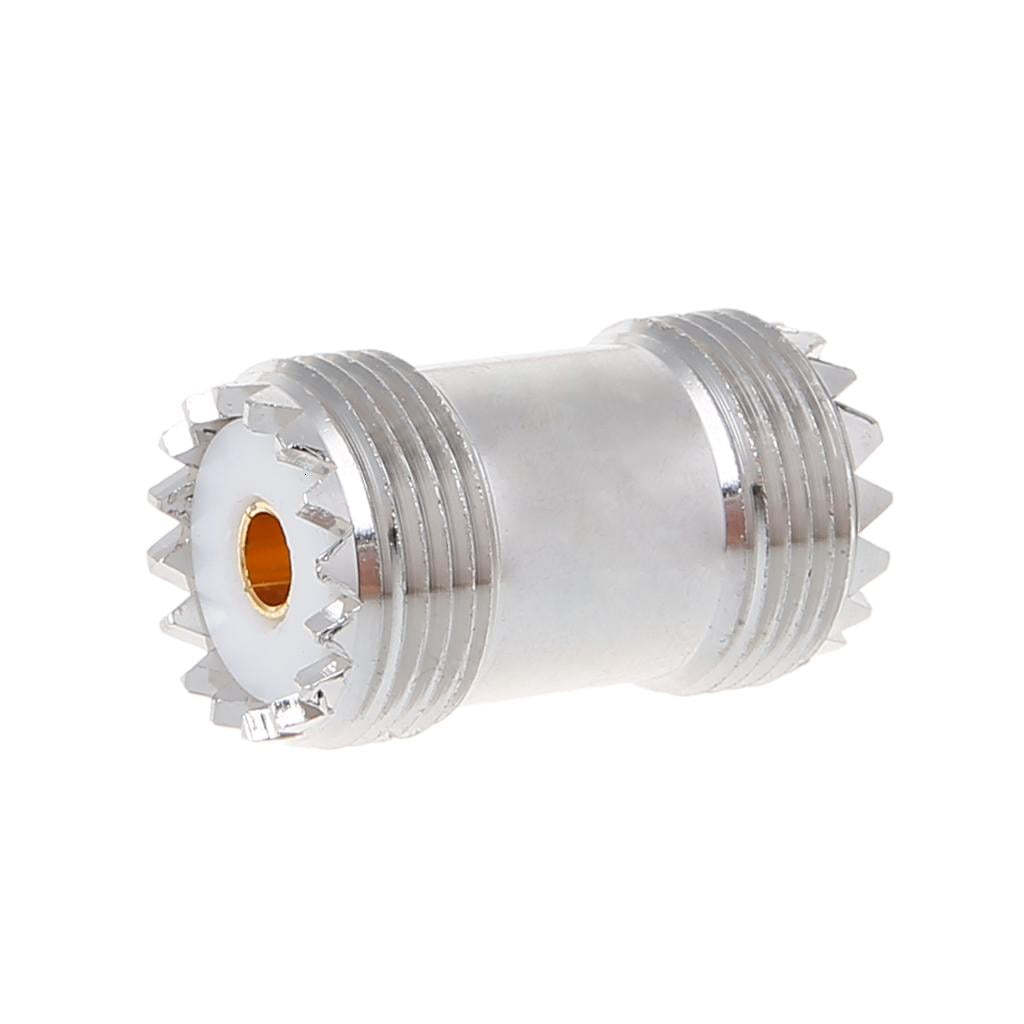 XISAOK UHF SO239 Female To Female Jack Panel Mount RF Coaxial Adapter ...