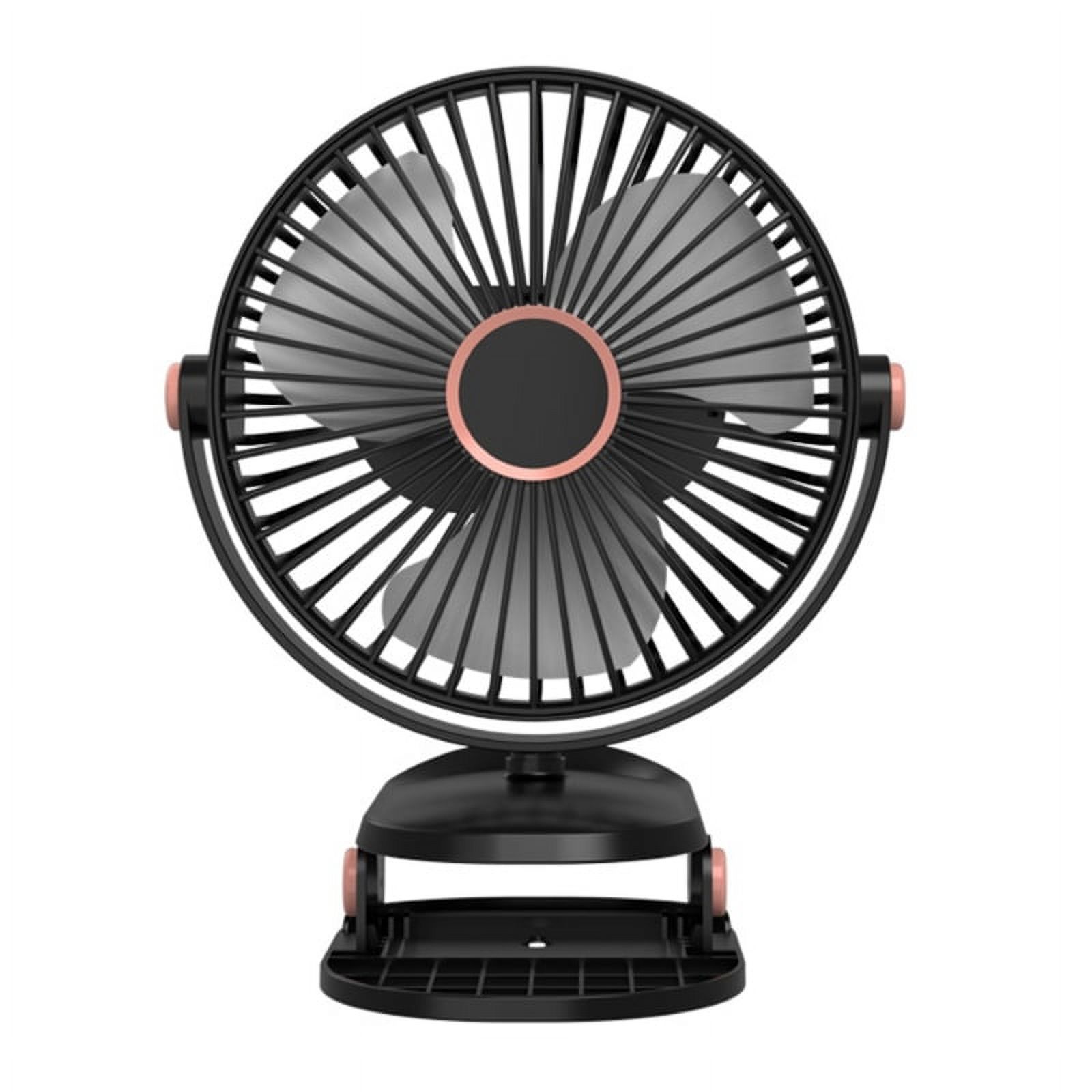 XISAOK USB Mini Clip Fan Ultra-quiet Desk Fan Portable Air Circulating ...