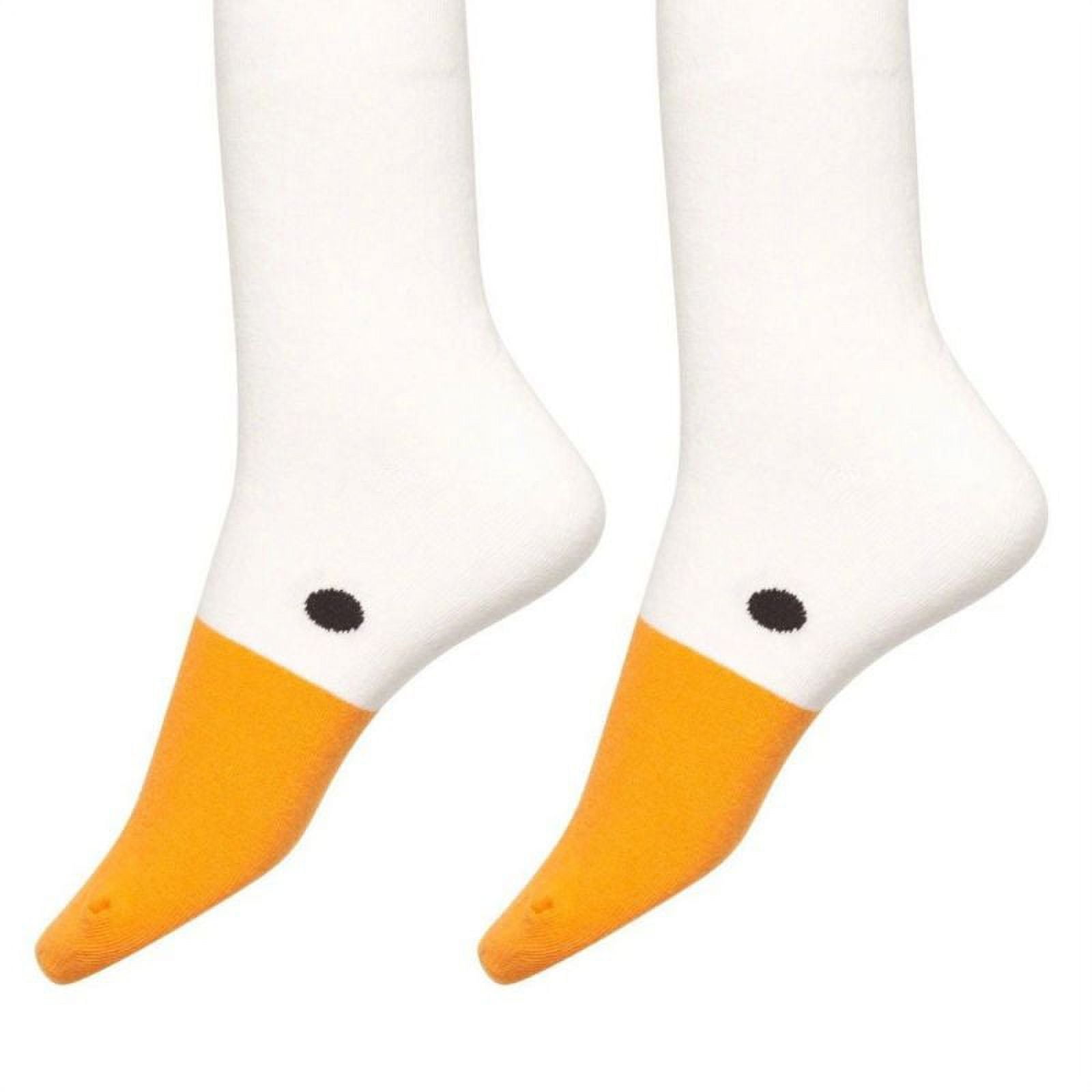 XISAOK Womens Funny Goose Game Crew Socks Untitled Animal Novely ...
