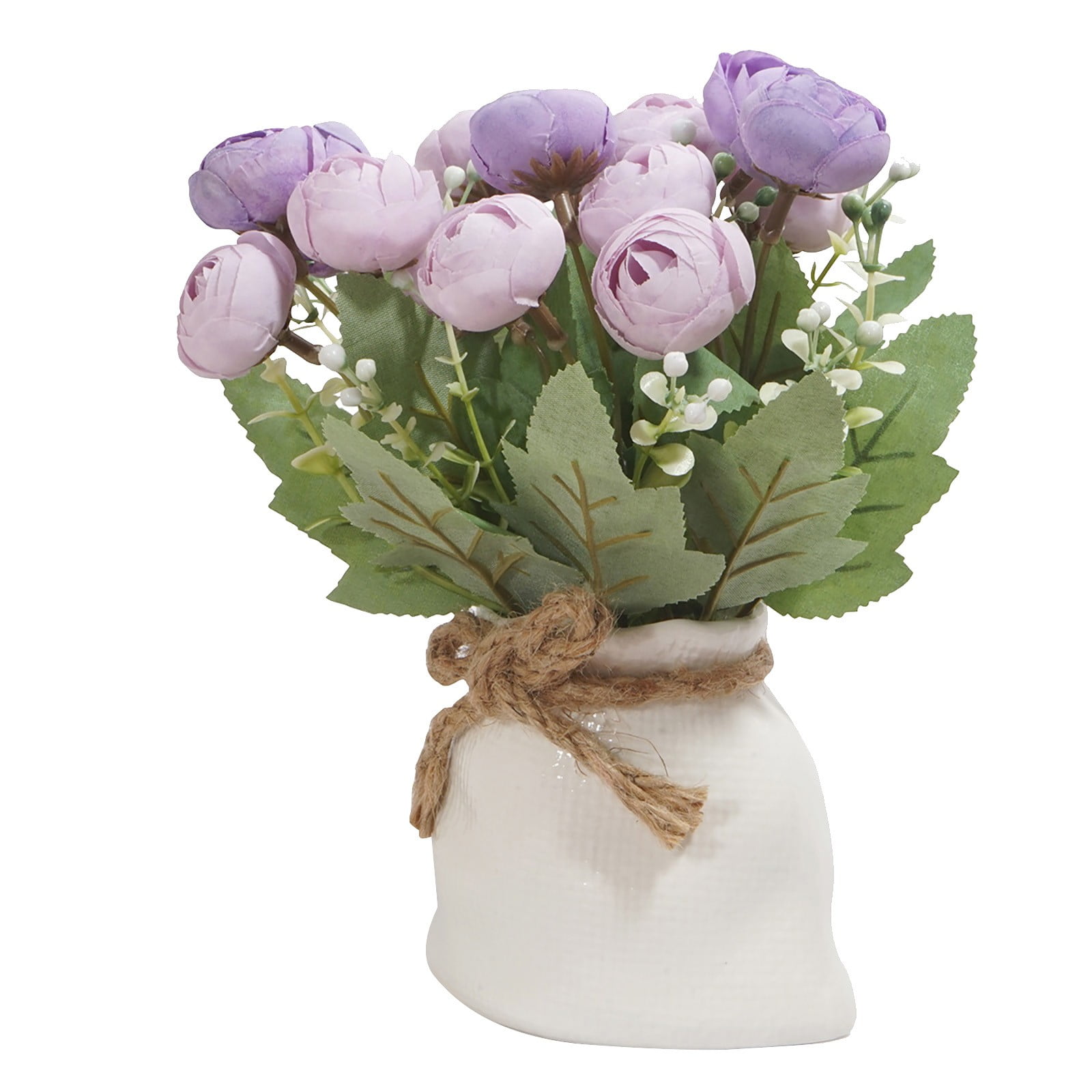 XIUH Garden Planters Clearance Tall Realistic Artificial Lavender and ...