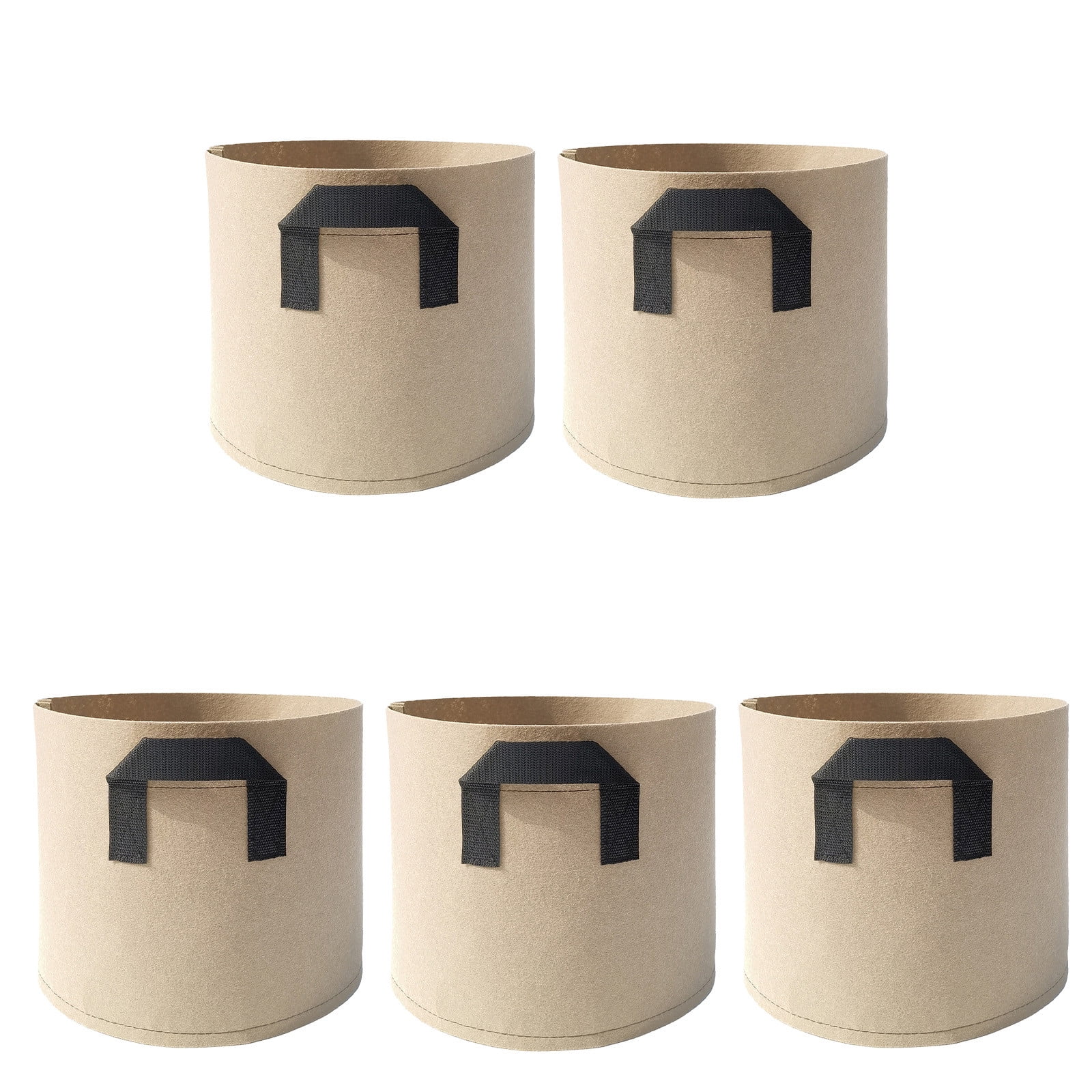 XIUH Outdoor Planters 24 Inch Thickened Bags Cloth Gallon Bags Nonwoven ...