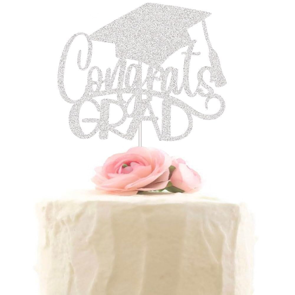 XIUHUBA Congrats Grad TWE5 Cake Topper, Class of 2025 Graduation Party ...