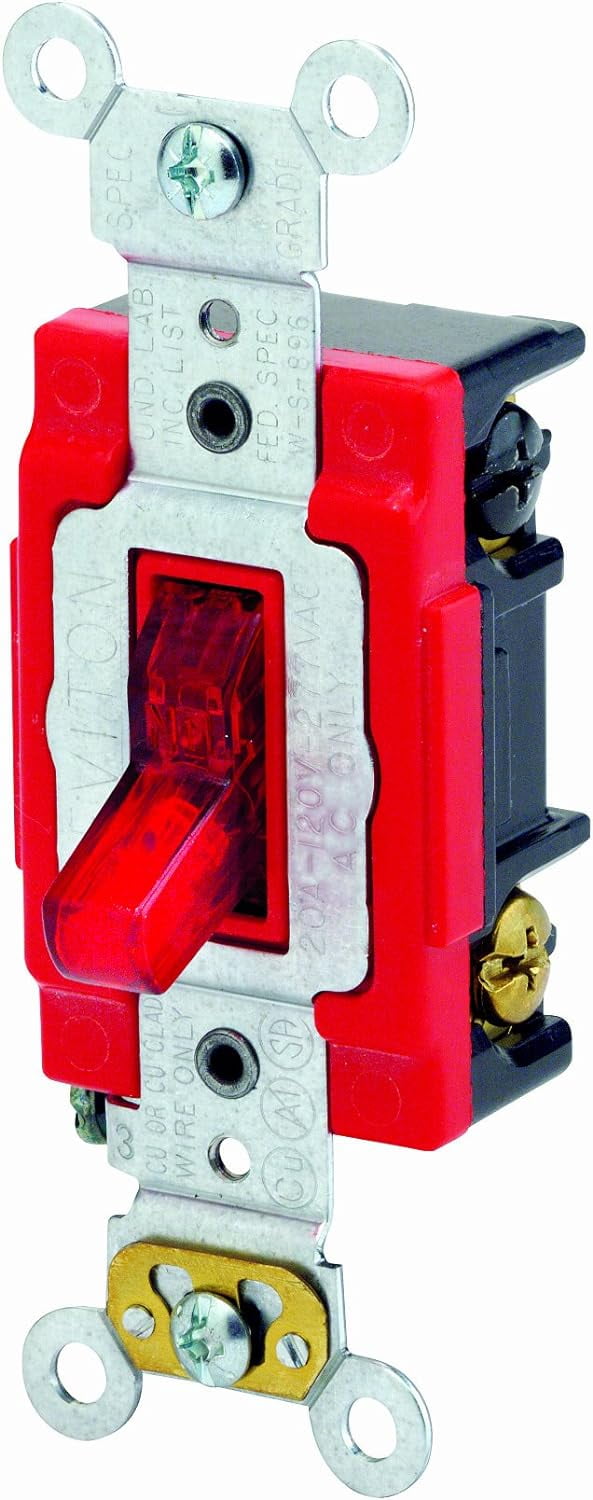 XIULIN 20 Amp, 120 Volt, Toggle Pilot XIULIN, Neutral Double-Pole AC ...