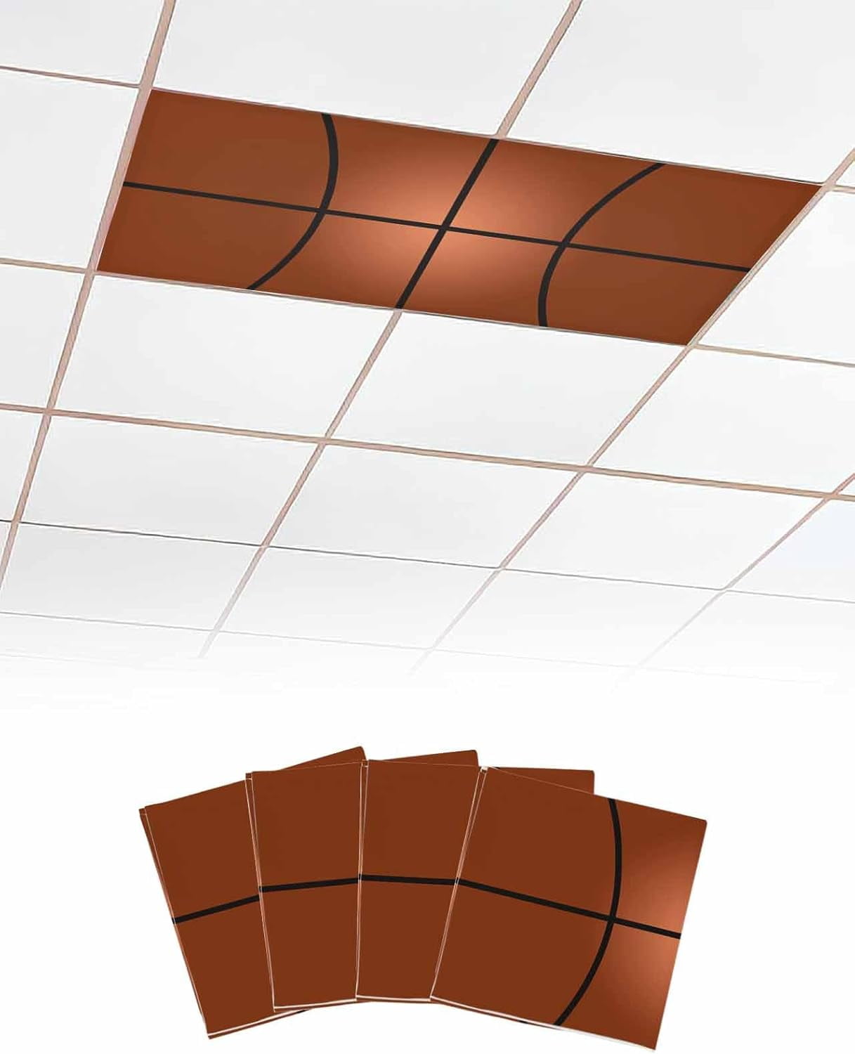 XIULIN 4 Pack Fluorescent XIULIN Covers for Ceiling Sports Basketball ...