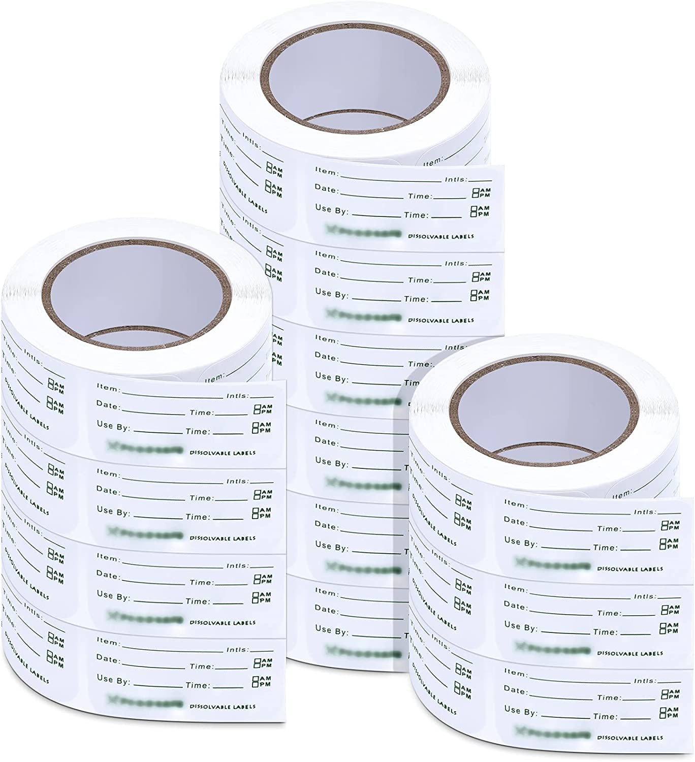 XIULIN 7500 Pieces Food Labels for Containers 1 x 2 Inch Expiration ...