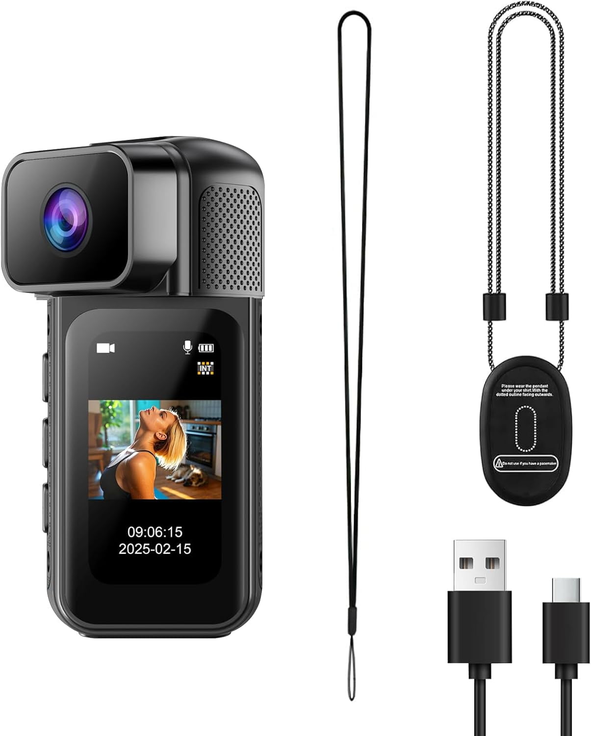 XIULIN Mini Body Camera with Audio & Video RecordinXIULIN, Wearable ...