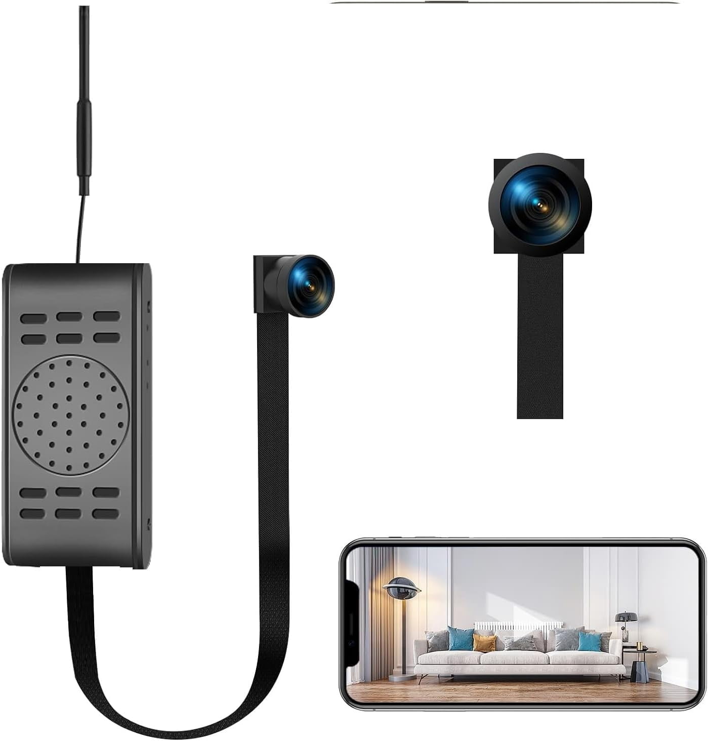 XIULIN Mini Camera 4K HD DIY Module WI-FI Small Nanny Cam Portable ...