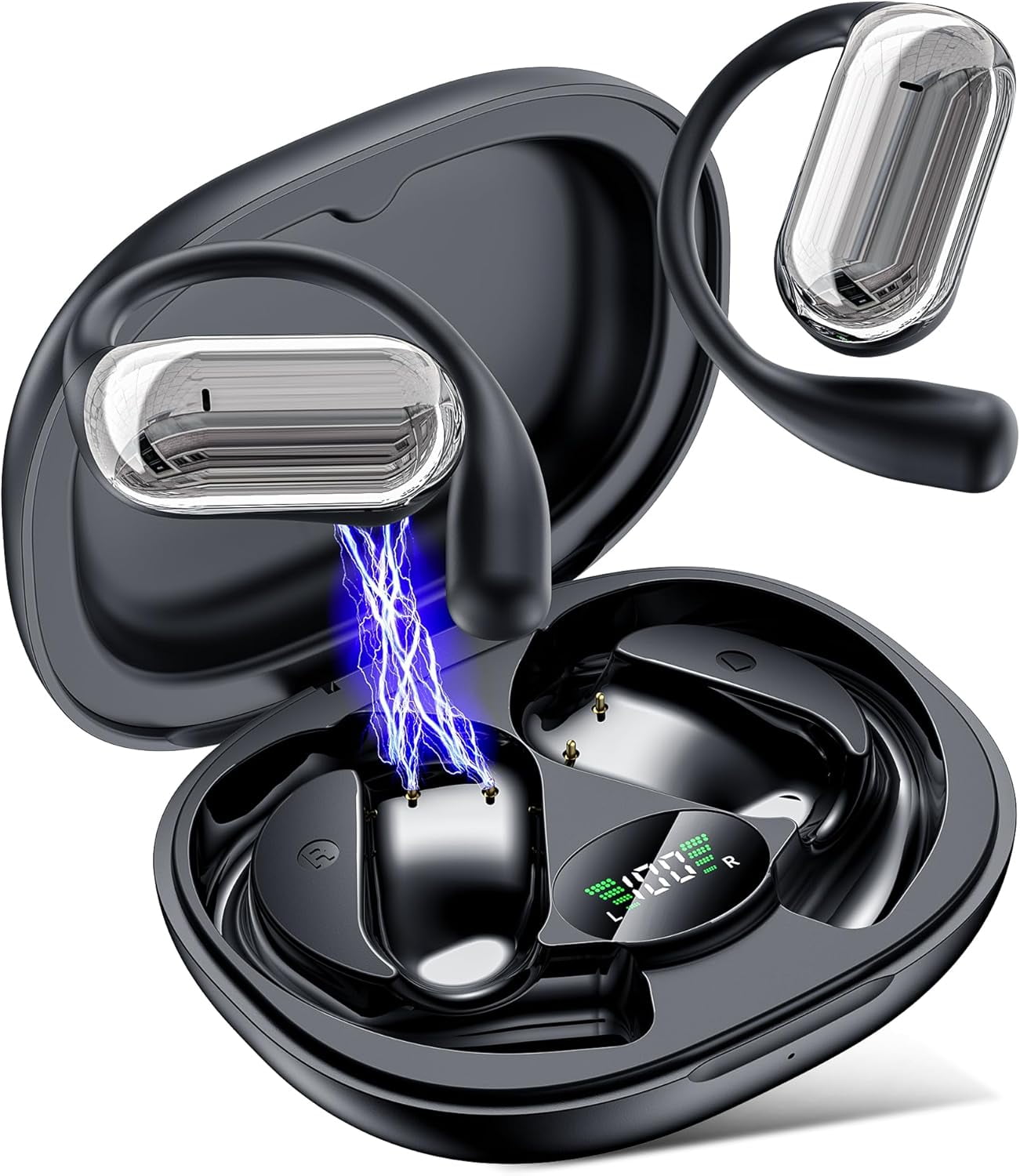 XIULIN Open Ear Headphones - Bluetooth 5.4 Sport Earbuds for Running ...