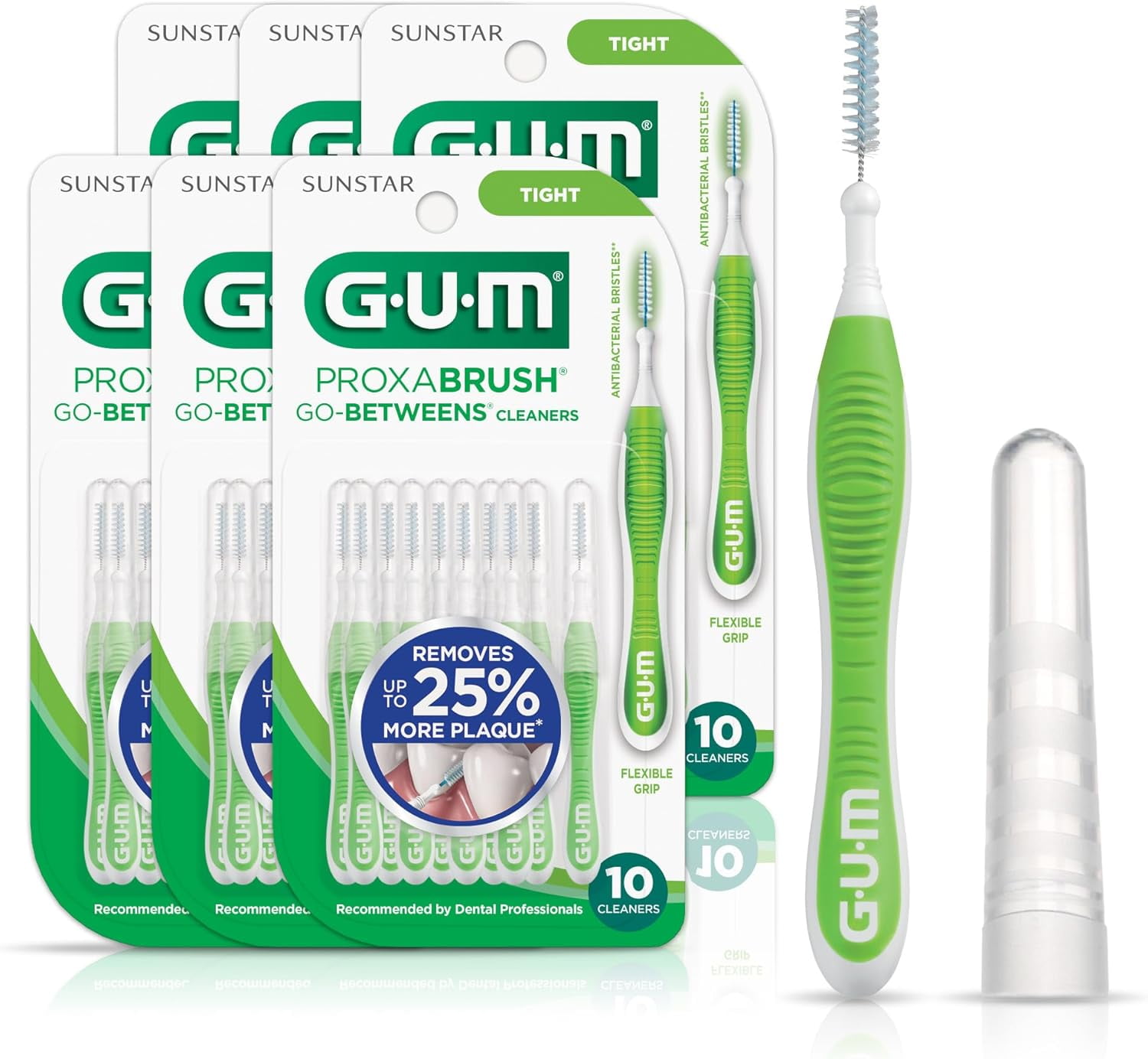 XIULIN Proxabrush Go-Betweens - Tight - Interdental Brushes - Soft ...