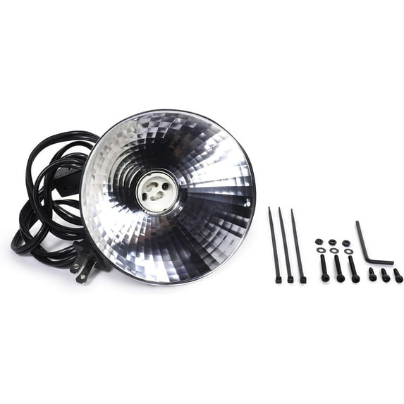 XIULIN Reptile GU10 HXIULINt Lamp Dome Fixture with 54" AC Cord and ...